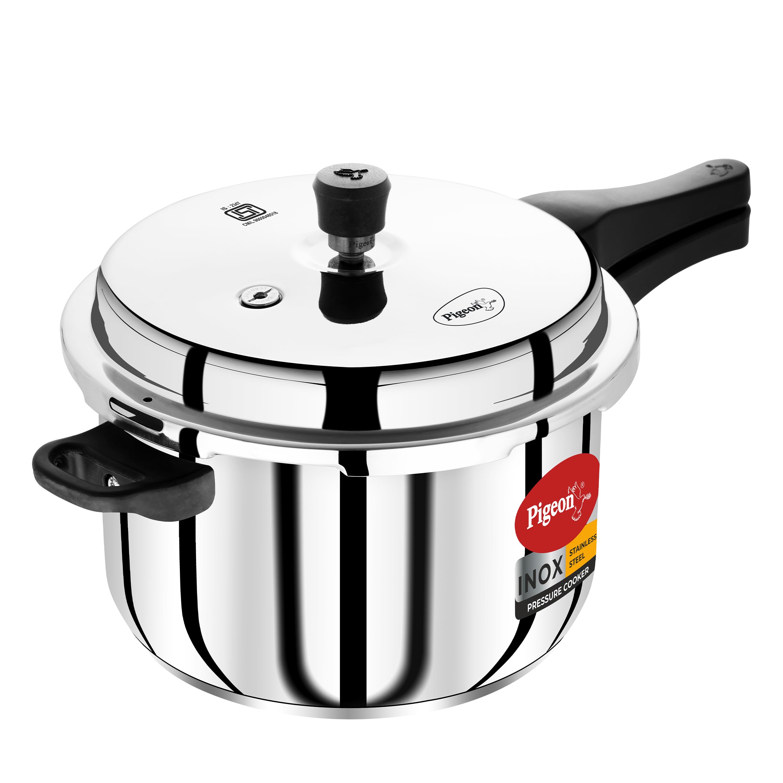 Buy Pigeon by Stovekraft Inox 6L Stainless steel cooker Online at Low ...