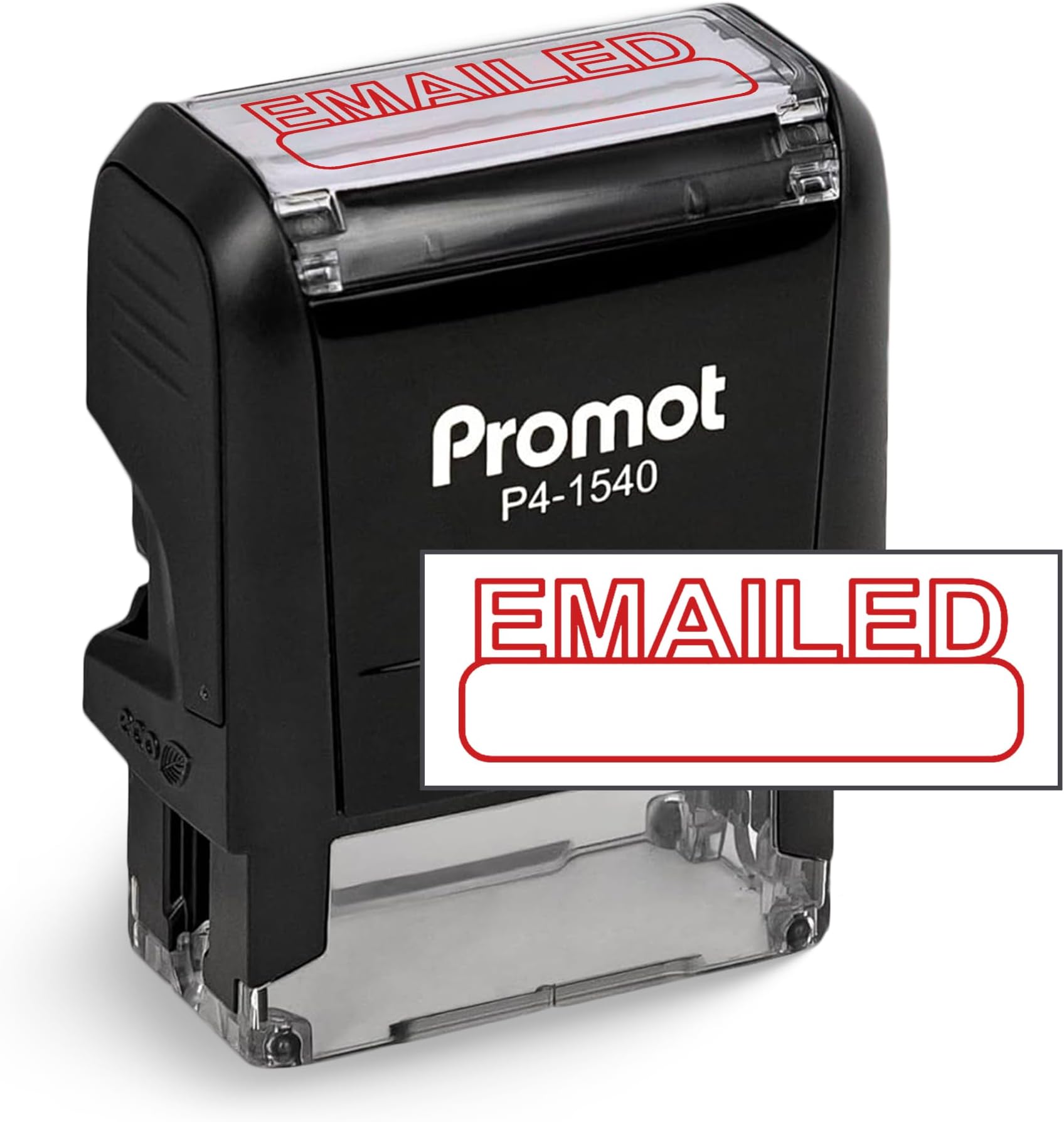 Amazon.com : Sent Self Inking Rubber Stamp (Red Ink) - Medium : Office ...
