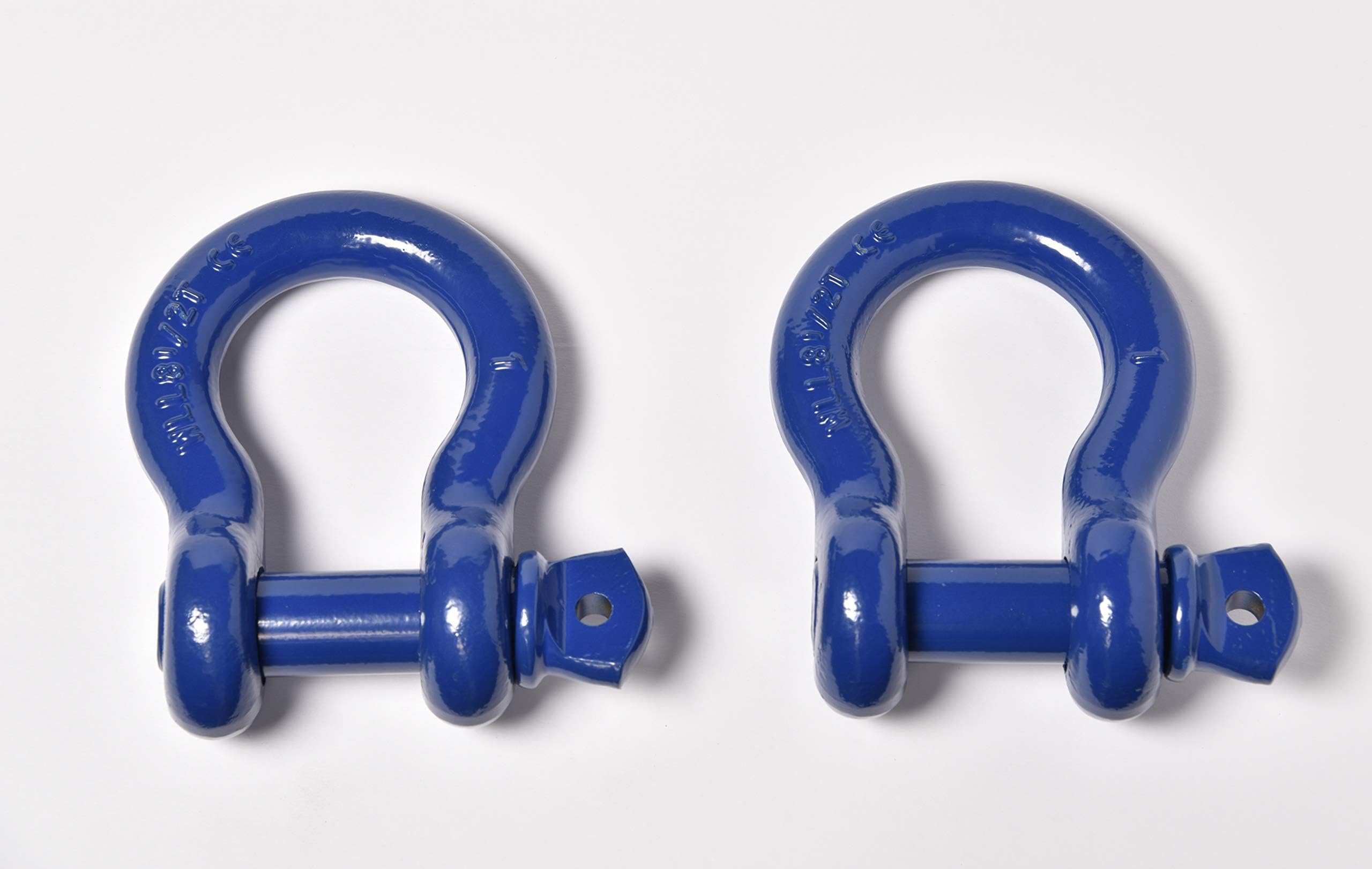 Amazon.com: Hi-Gear 2 Pack Bow Shackle 7/8" inch D-Ring Rugged WLL ...