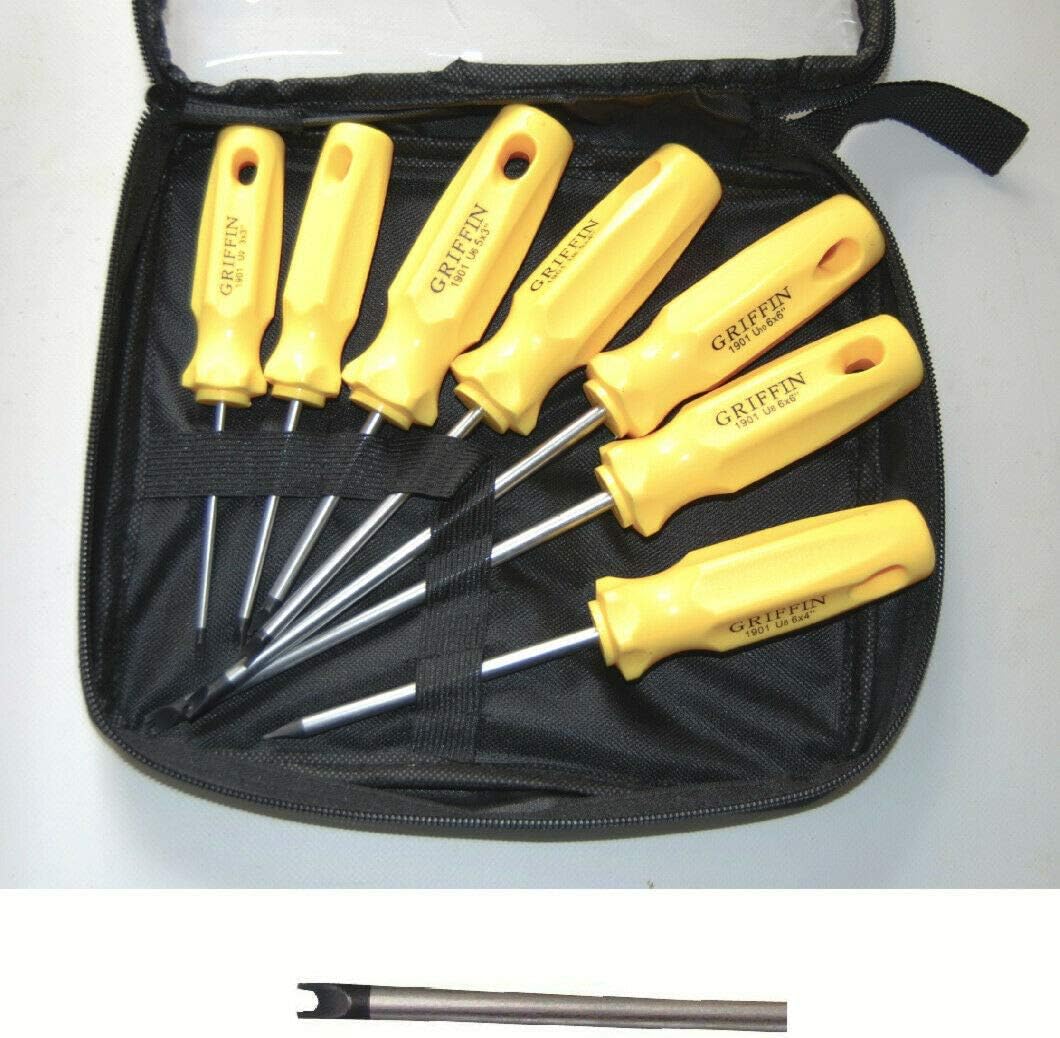 SET 6 CACCIAVITI GIRAVITE CON PUNTA U TIPO SPANNER PER ELETTRODOMESTICI ...