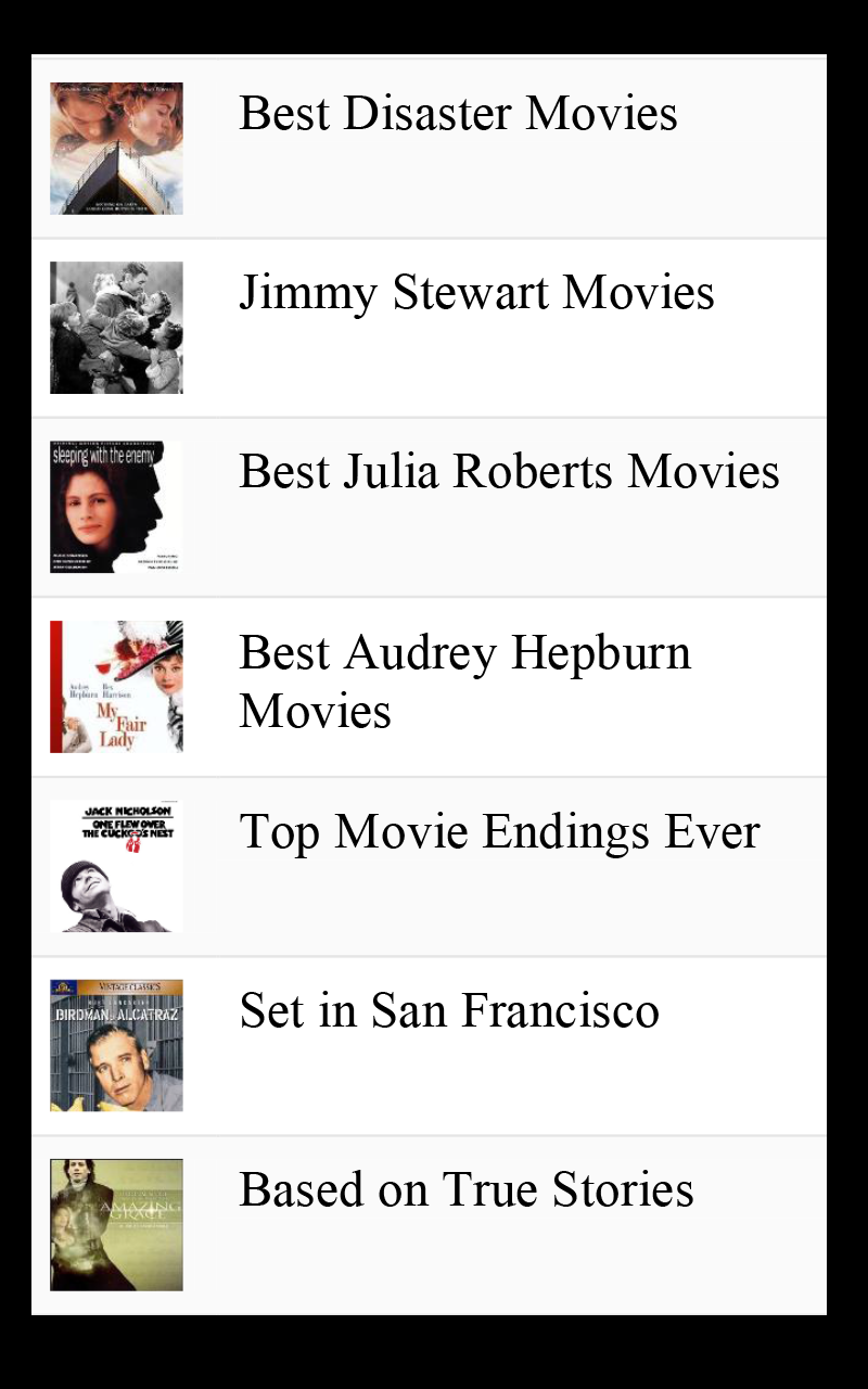Movie Lists - App on Amazon Appstore