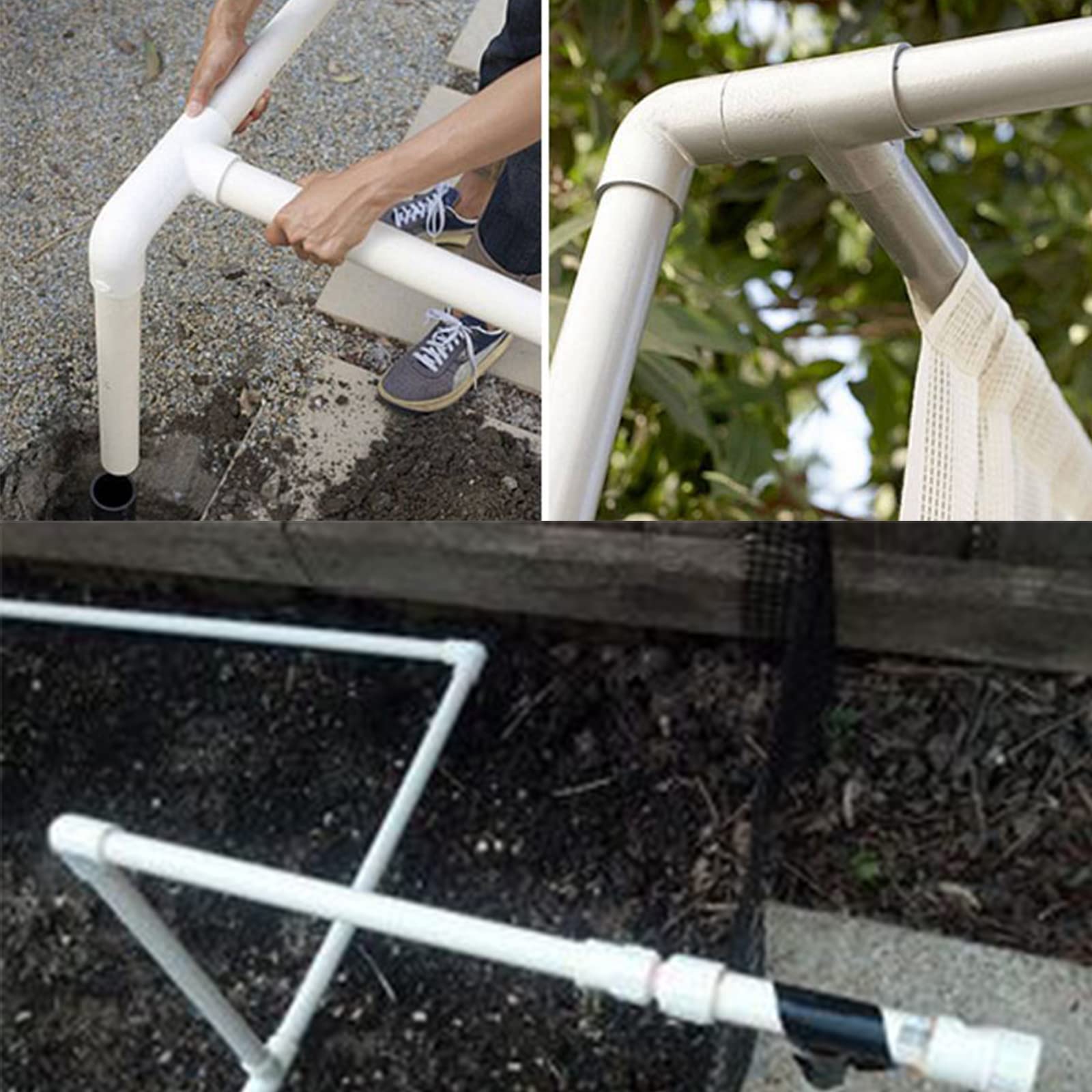 Snapklik.com : 6Pack 1-1/2 90 Degree Elbow PVC Pipe Fittings 2 Way ...