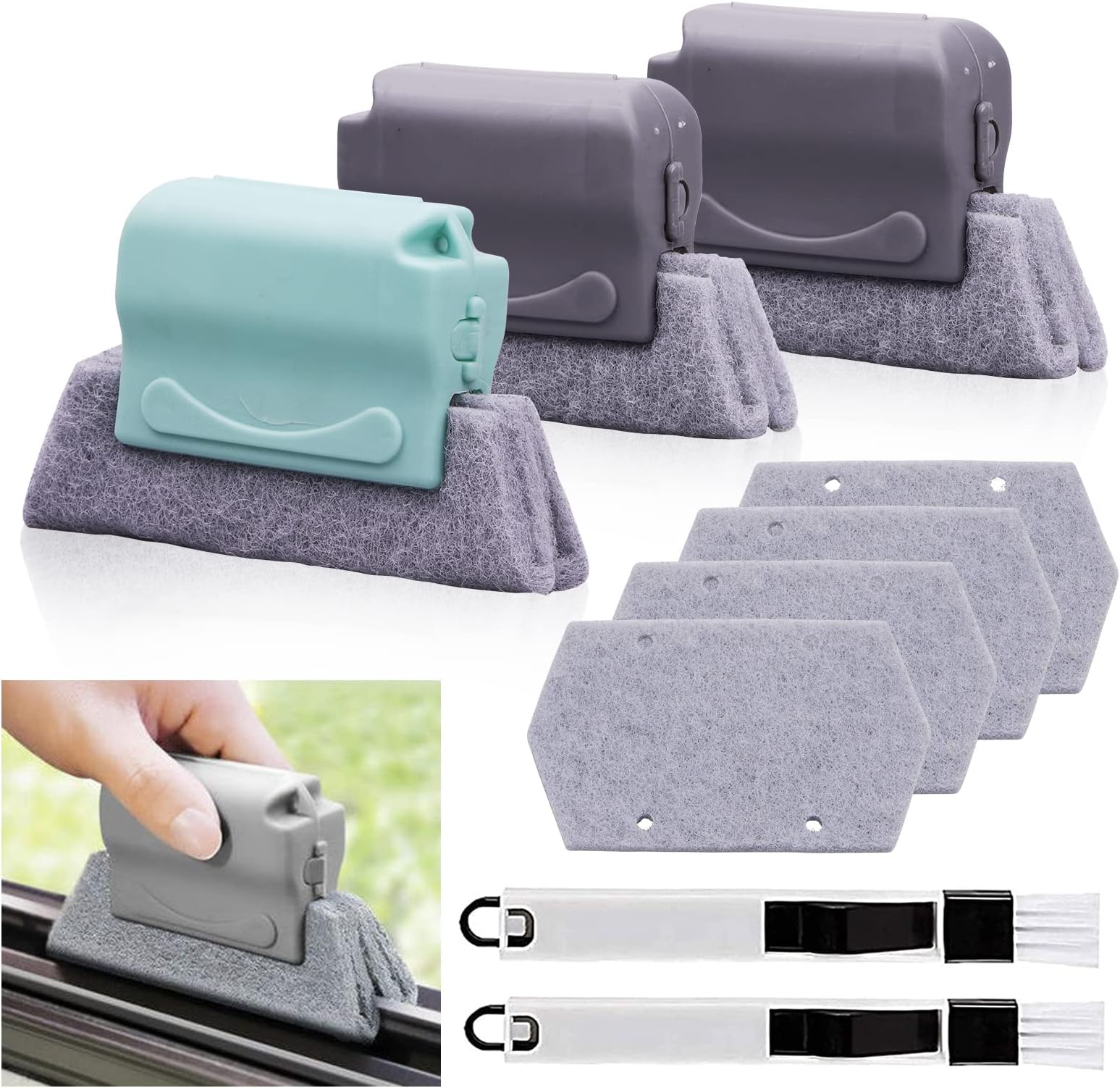 Amazon.com: Magic Window Track Cleaner, Window Groove Cleaning Brush ...