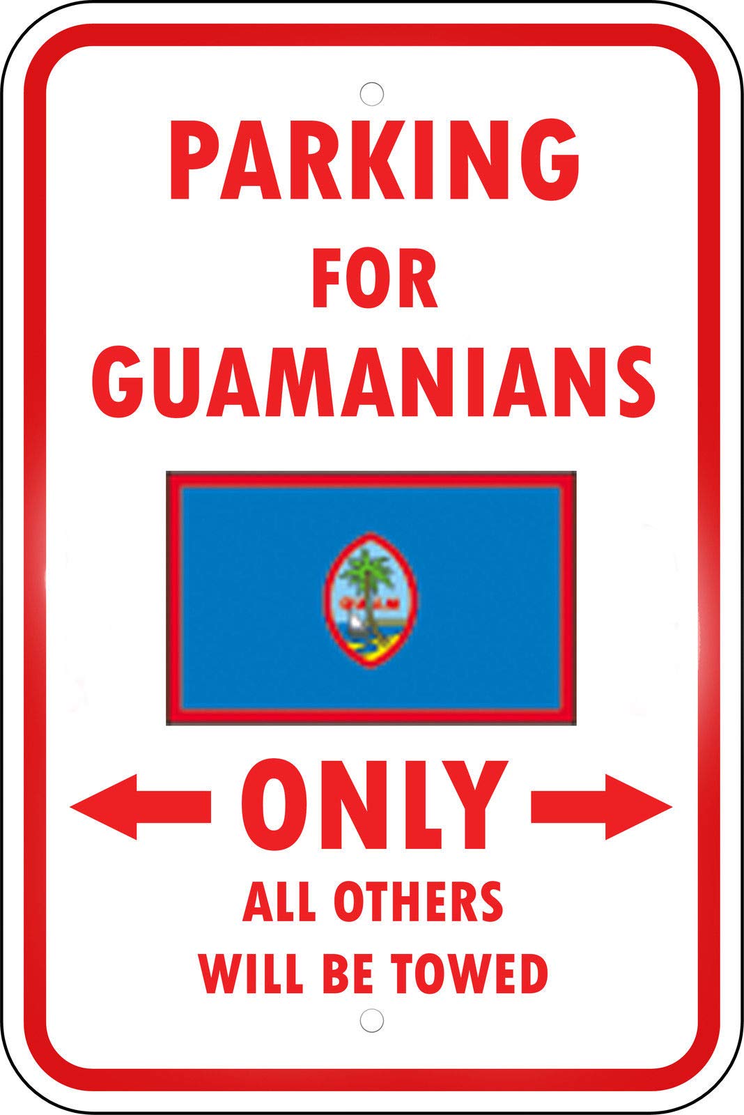 Amazon.com: GUAM COUNTRY PARKING ONLY GUAMANIAN Vinyl Sticker Decal 8 ...