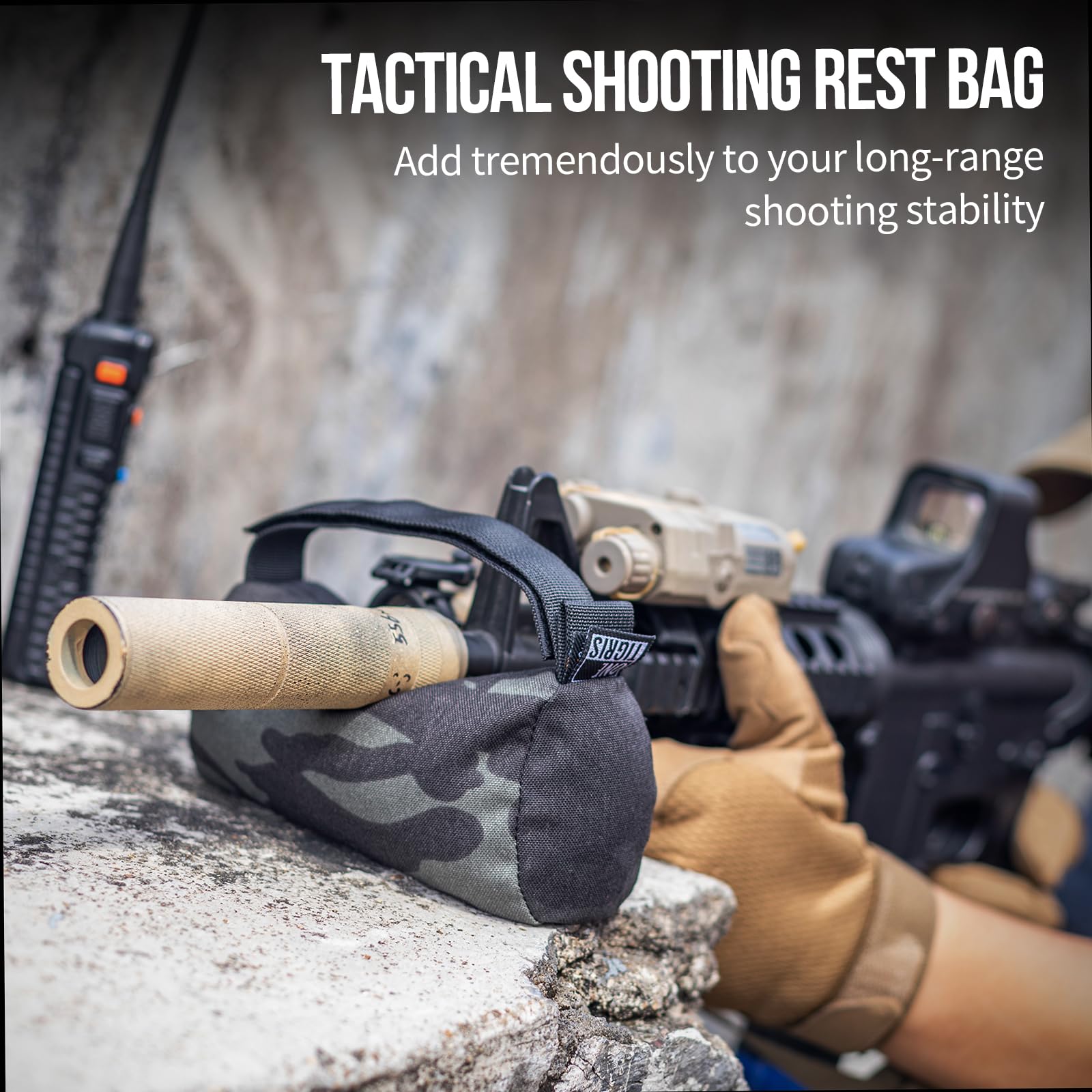 Snapklik.com : Shooting Rest Bag, Pre-Filled Shooting Bench Rest Bags ...