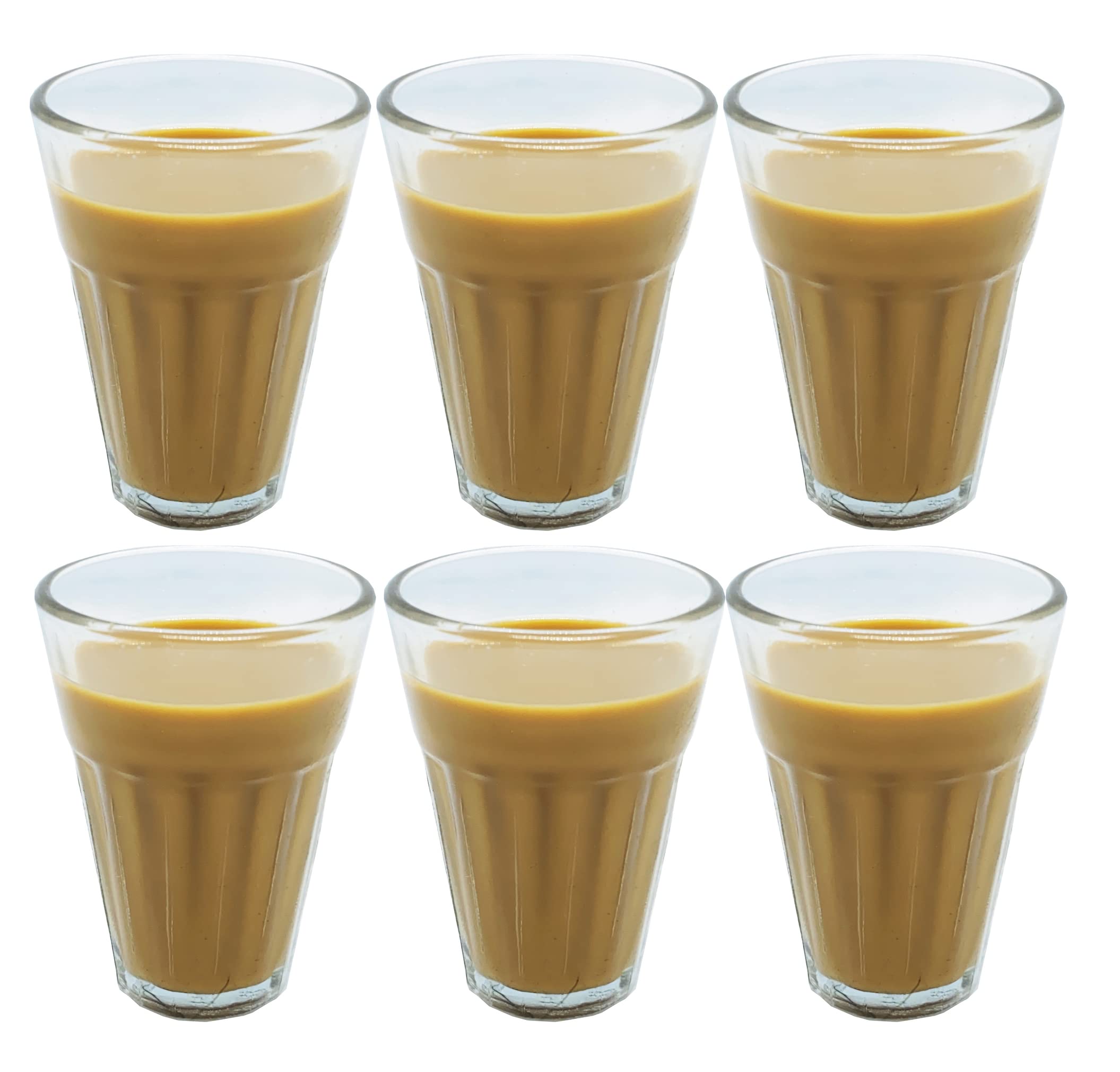 Buy ZEGEL® -Desi Chai Glass, Tea Glasses Set of 6-120 ML| Antique Tea ...