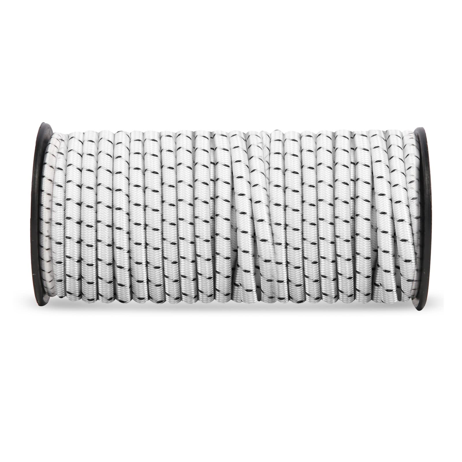 6mm x 20 m, White&Black elastic safety rope, bungee straps, cargo nets ...