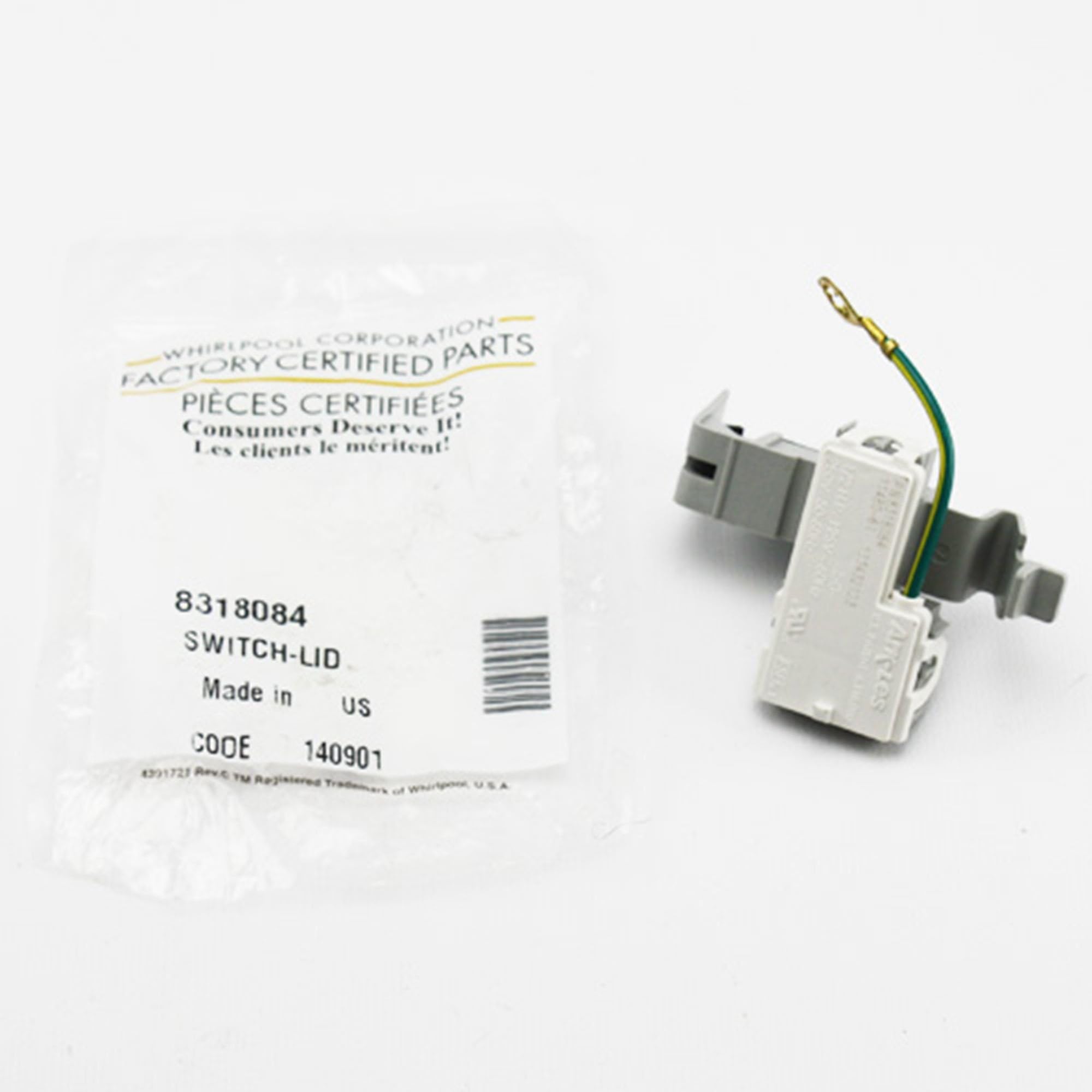 Amazon.com: Whirlpool 8318084 Lid Switch for Washer : Appliances