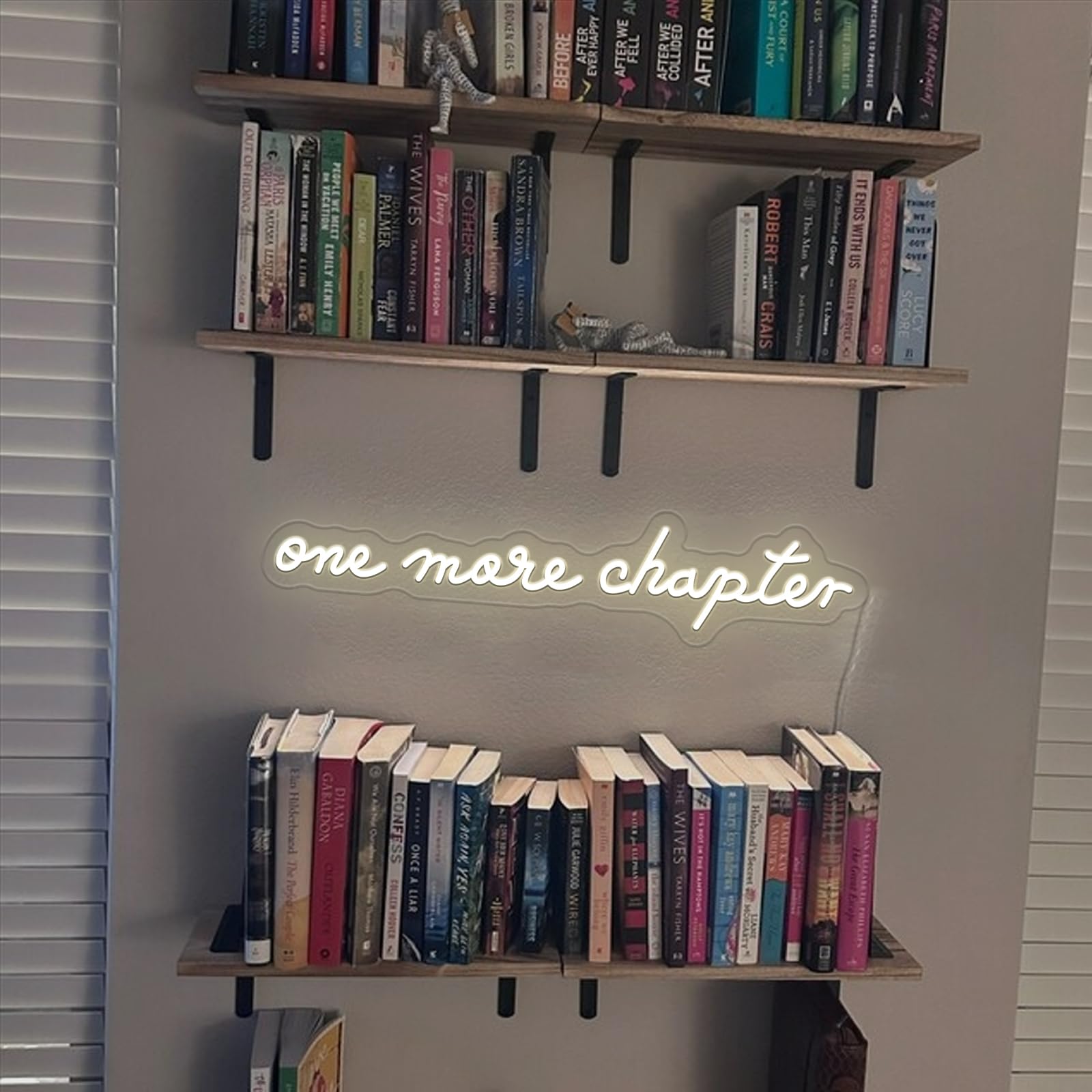 Amazon.com: One More Chapter Neon Sign,Neon Gifts for Book Lover ...