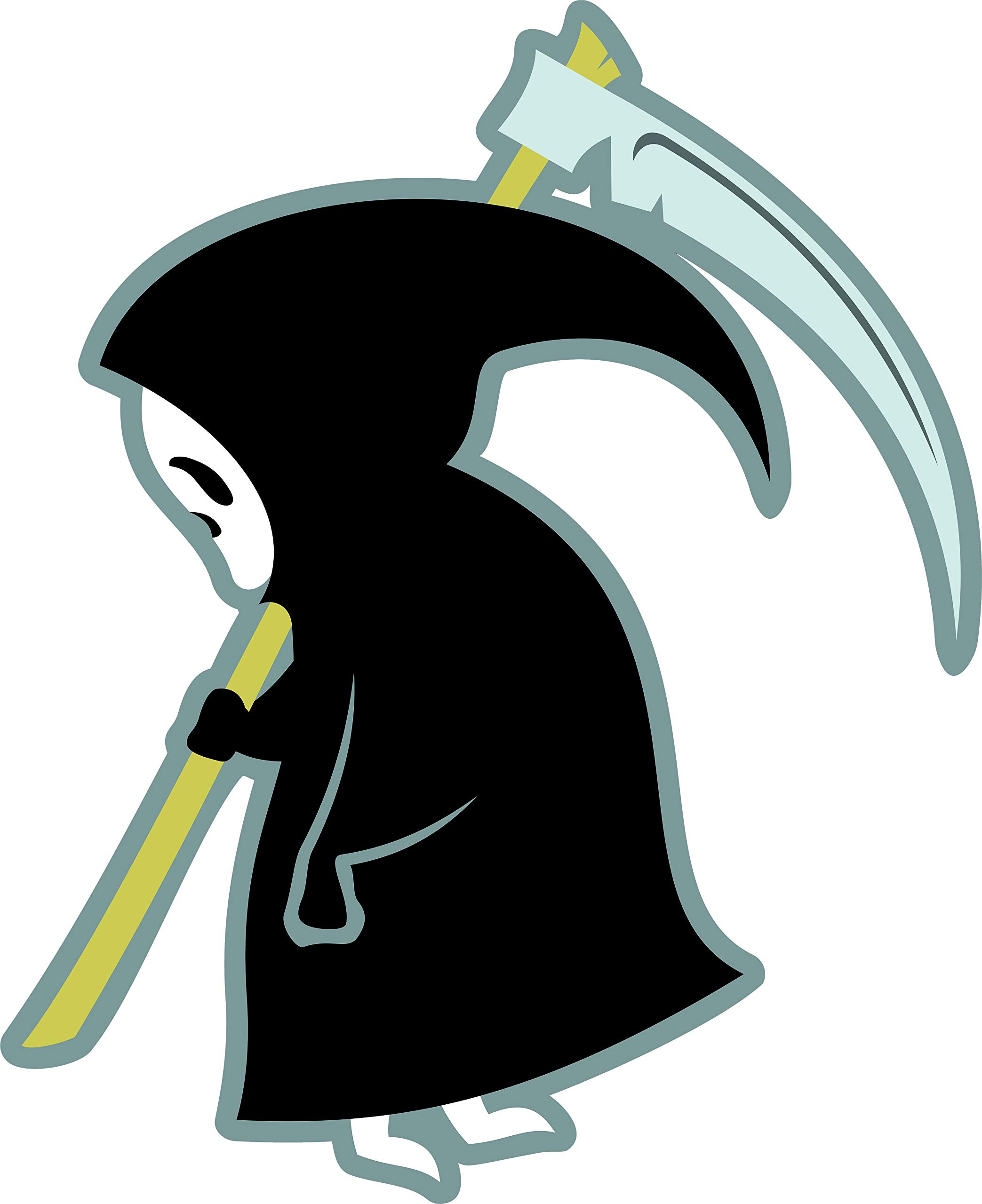 Cute Baby Grim Reaper