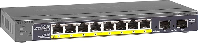 Netgear GS110TP ProSafe 8-Port Gigabit PoE Smart - Buy Netgear GS110TP ...