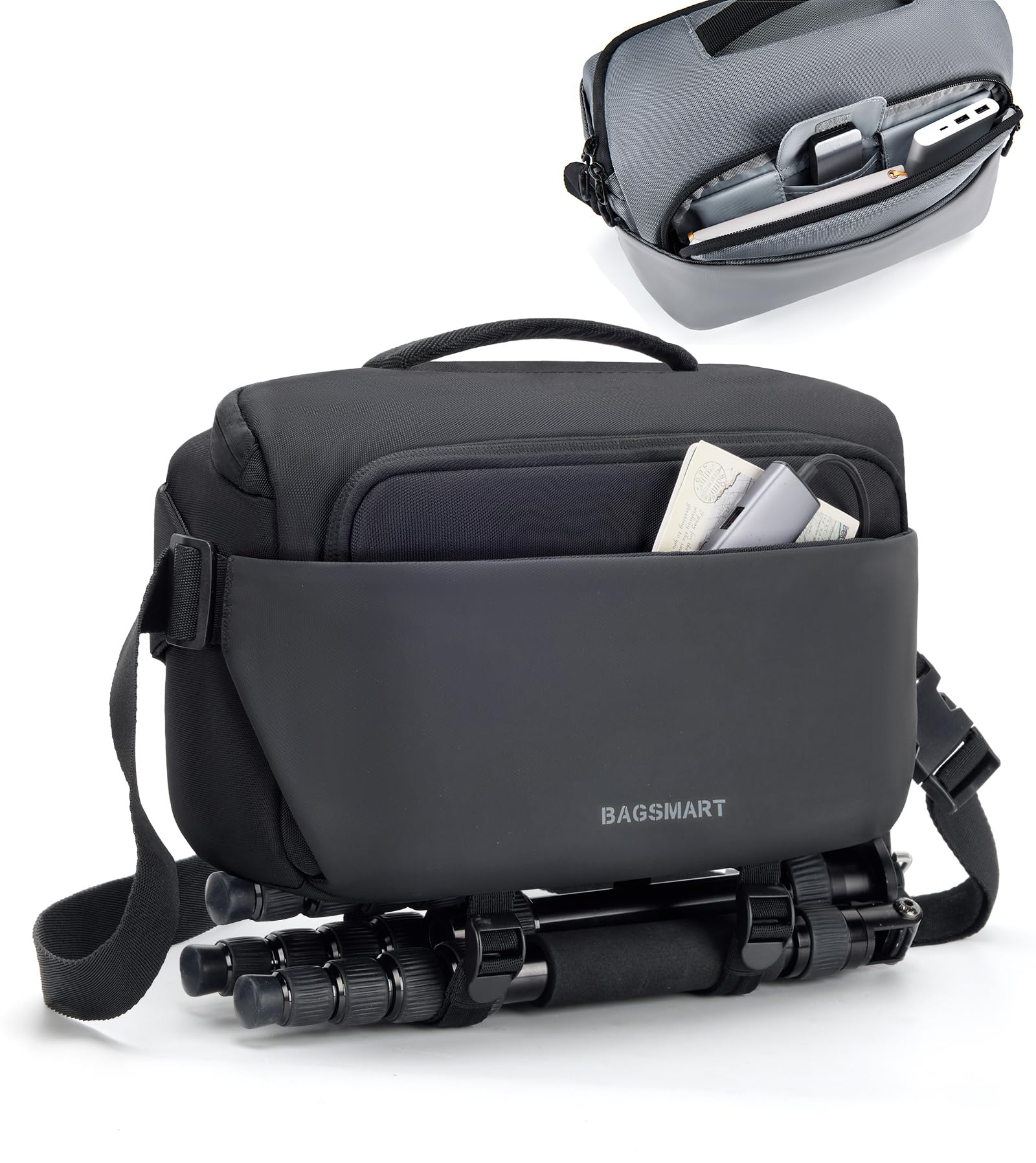 Amazon.com : BAGSMART Camera Sling Bag, Small Camera Bags for ...