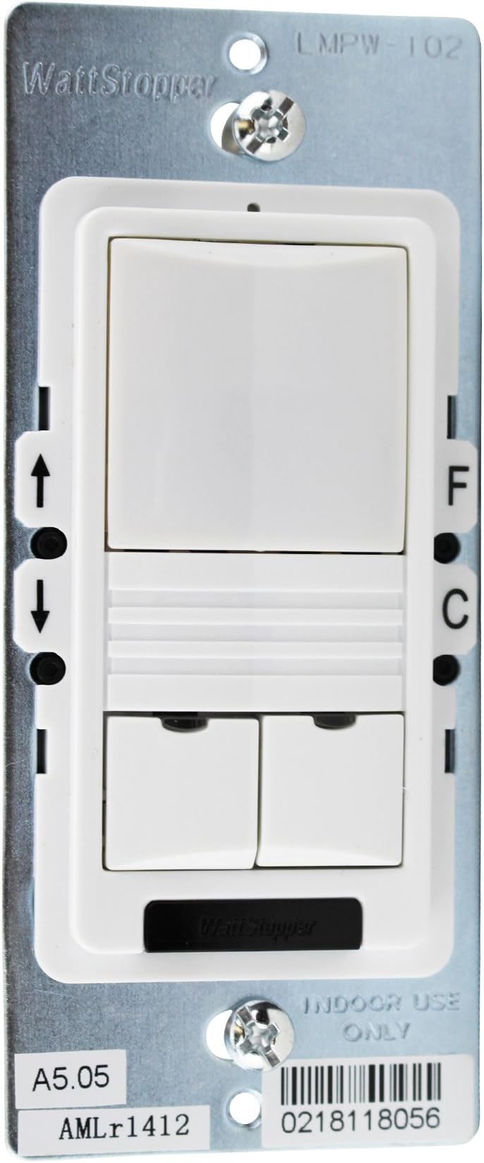 Watt Stopper LMPW-102-W Digital PIR Wall Switch Occupancy Sensor On/Off ...