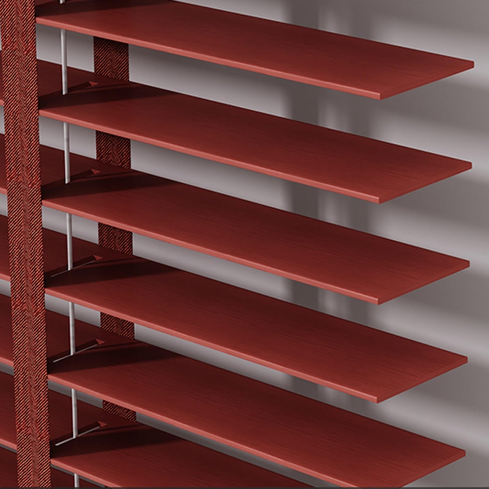 Amazon.com: Faux Wood Blinds & Shades, Cordless, Custom Size W20~72" × H30~82", Blinds for ...