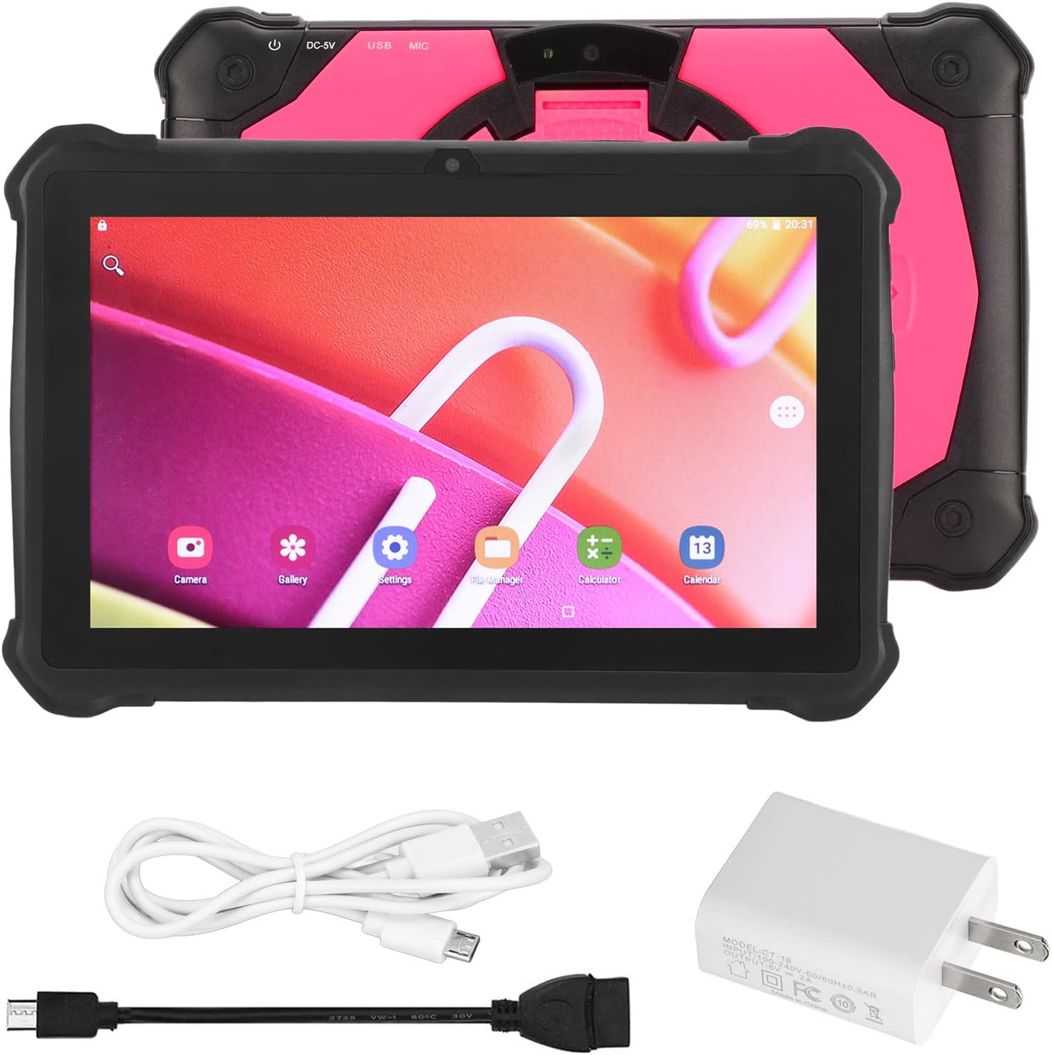 fansheng Niños Tablet WiFi, 7Inch 2.4G 5G Ram 4Gb Rom32Gb 10 Tablet ...