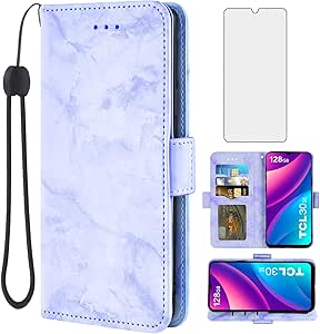Amazon.com: Asuwish Phone Case for TCL 30 SE/30E/306/305 with Tempered ...