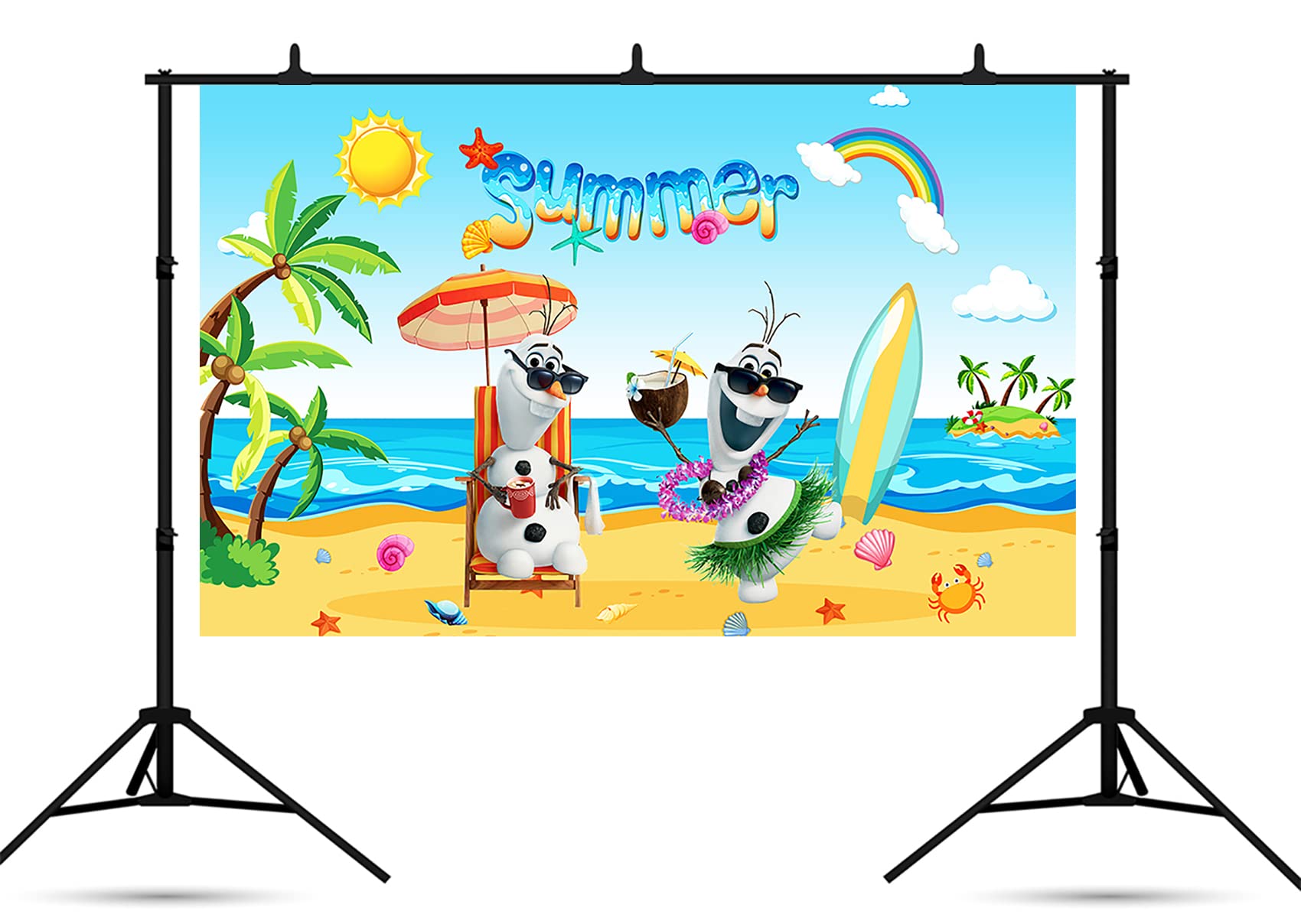 Snapklik.com : Summer Tropical Tawaii Backdrop Birthday Party Supplies ...