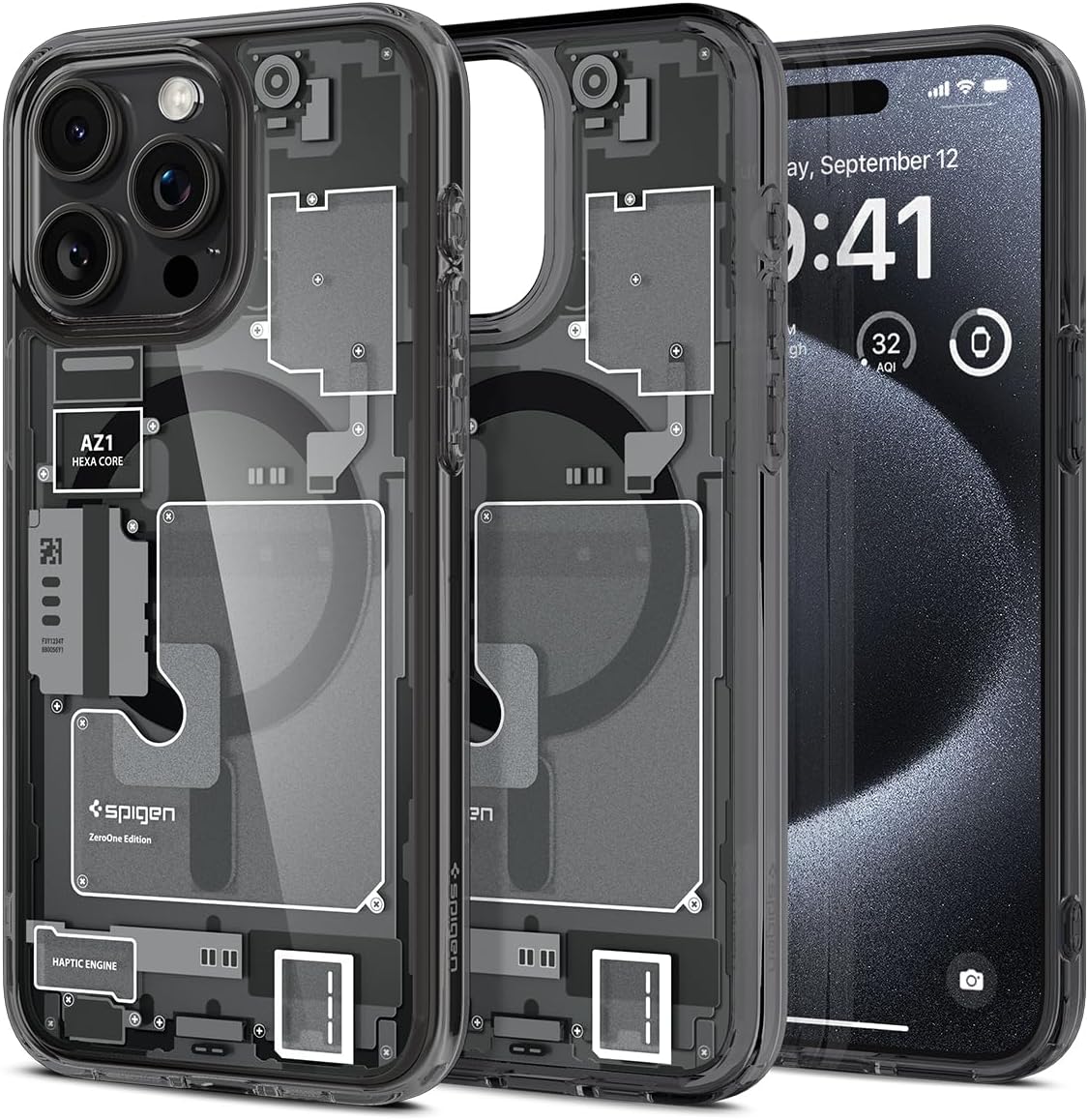 Spigen Case for iPhone 15 Pro Max Case, Ultra Hybrid MagFit [Anti-Yellowing] Designed for Apple ...