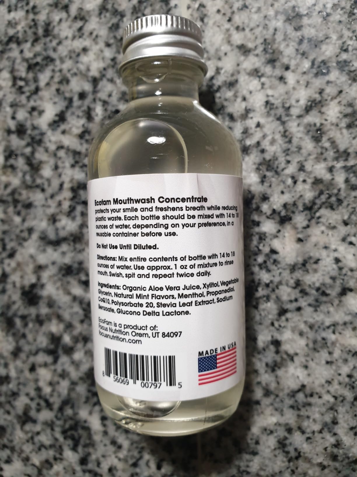 Amazon.com: Ecofam Alcohol-Free Xylitol Mouthwash Peppermint ...