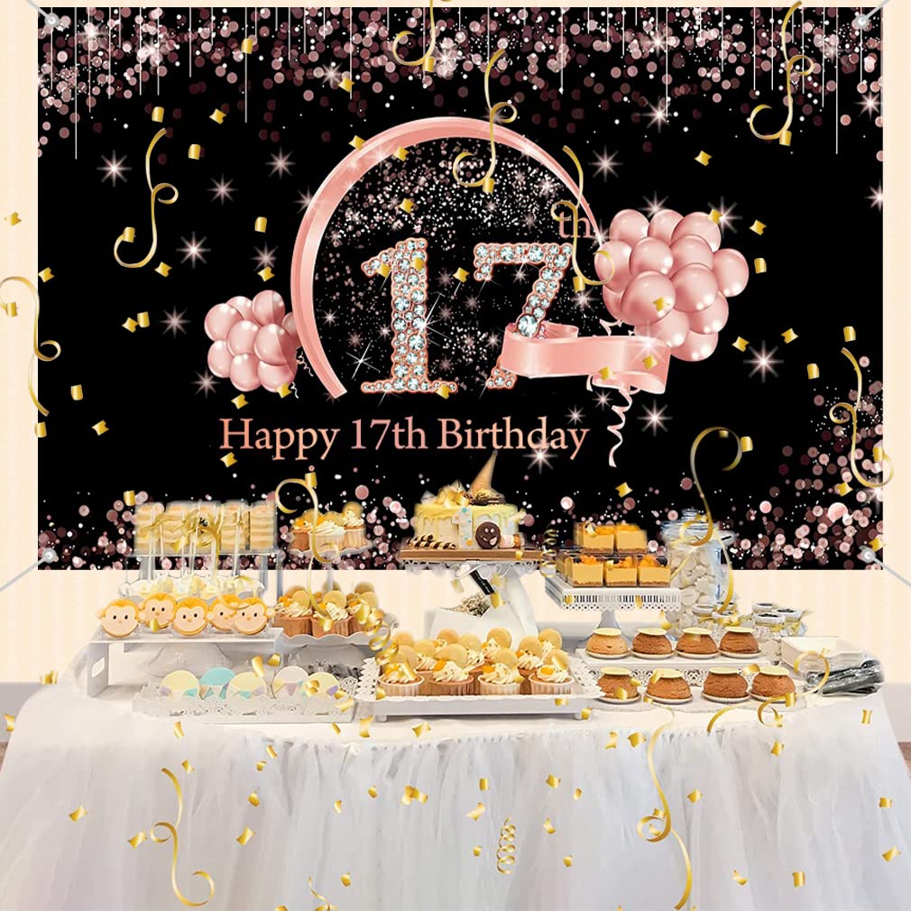 17th Birthday Banner