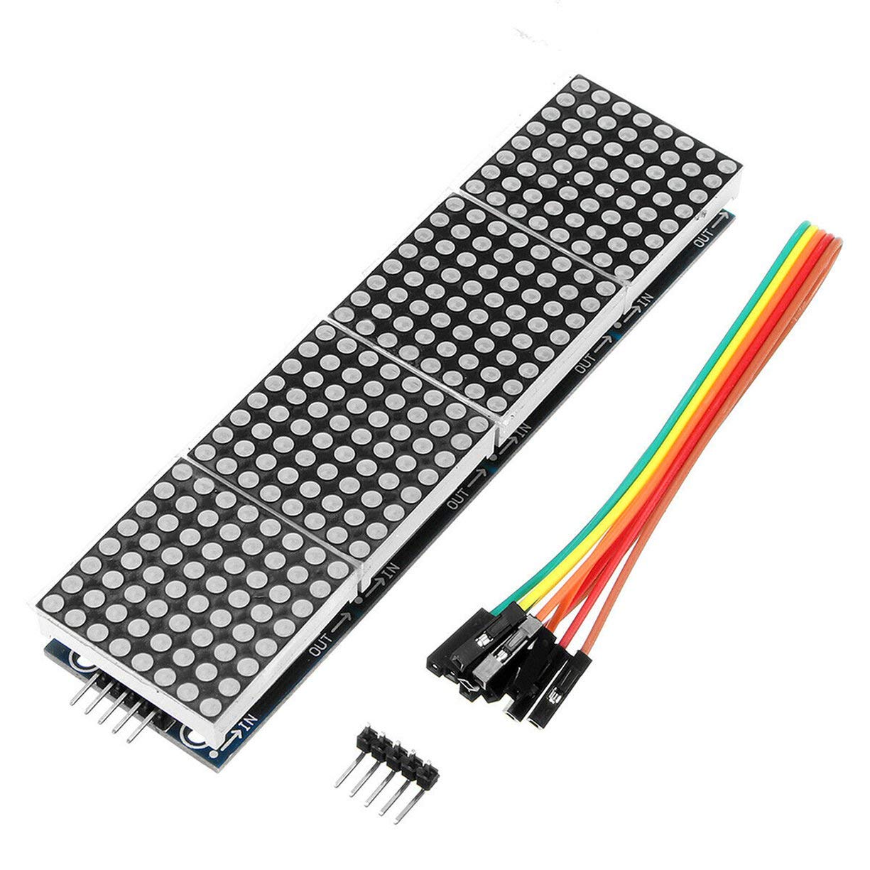 Buy Max7219 Dot Matrix Module Controls Mcu Module 4 in One Display Send ...