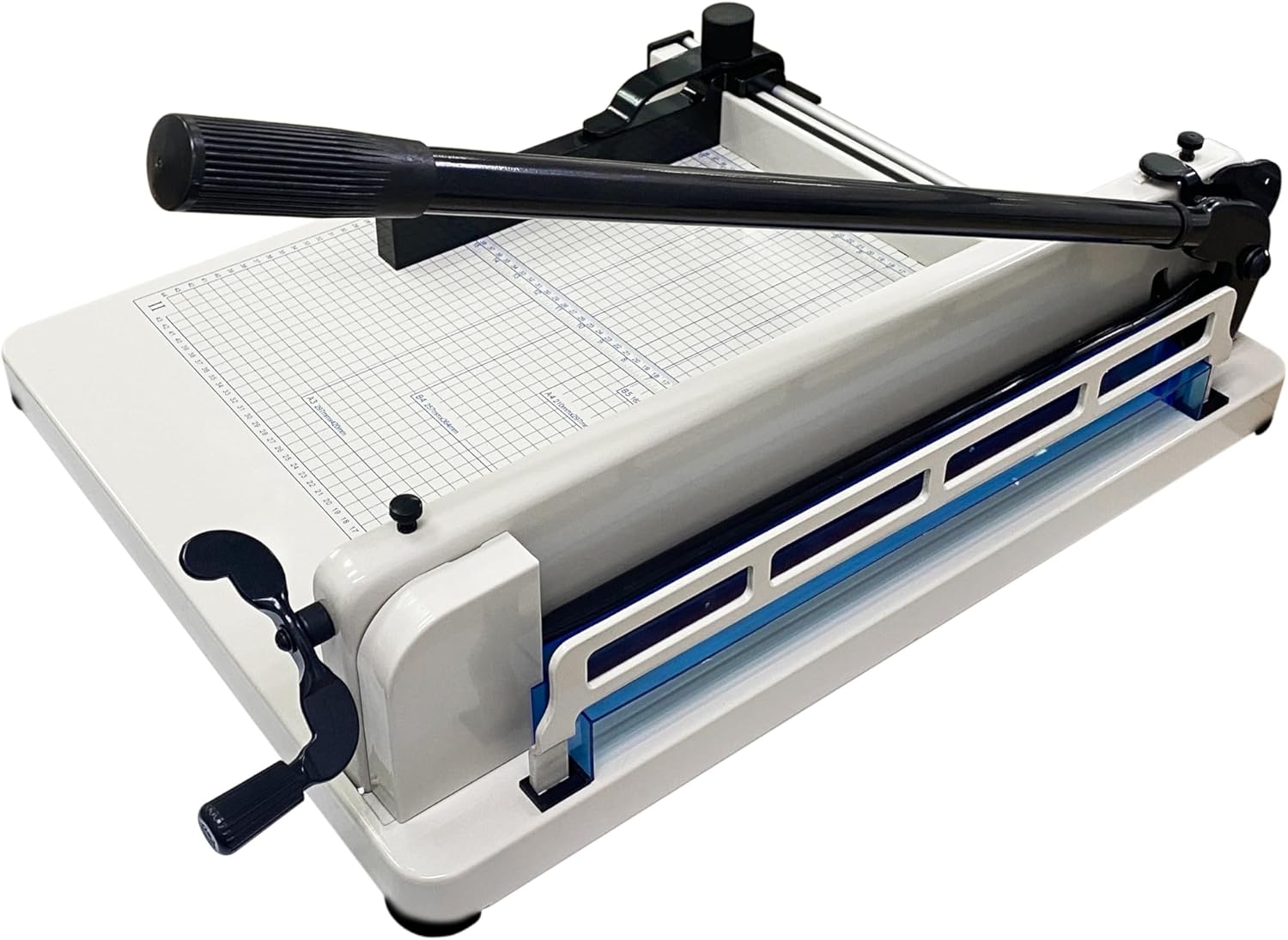 HFS(R) 17" Heavy Duty Guillotine Paper Cutter - Stack Paper Trimmer-Cuts Up to 400 Sheets ...