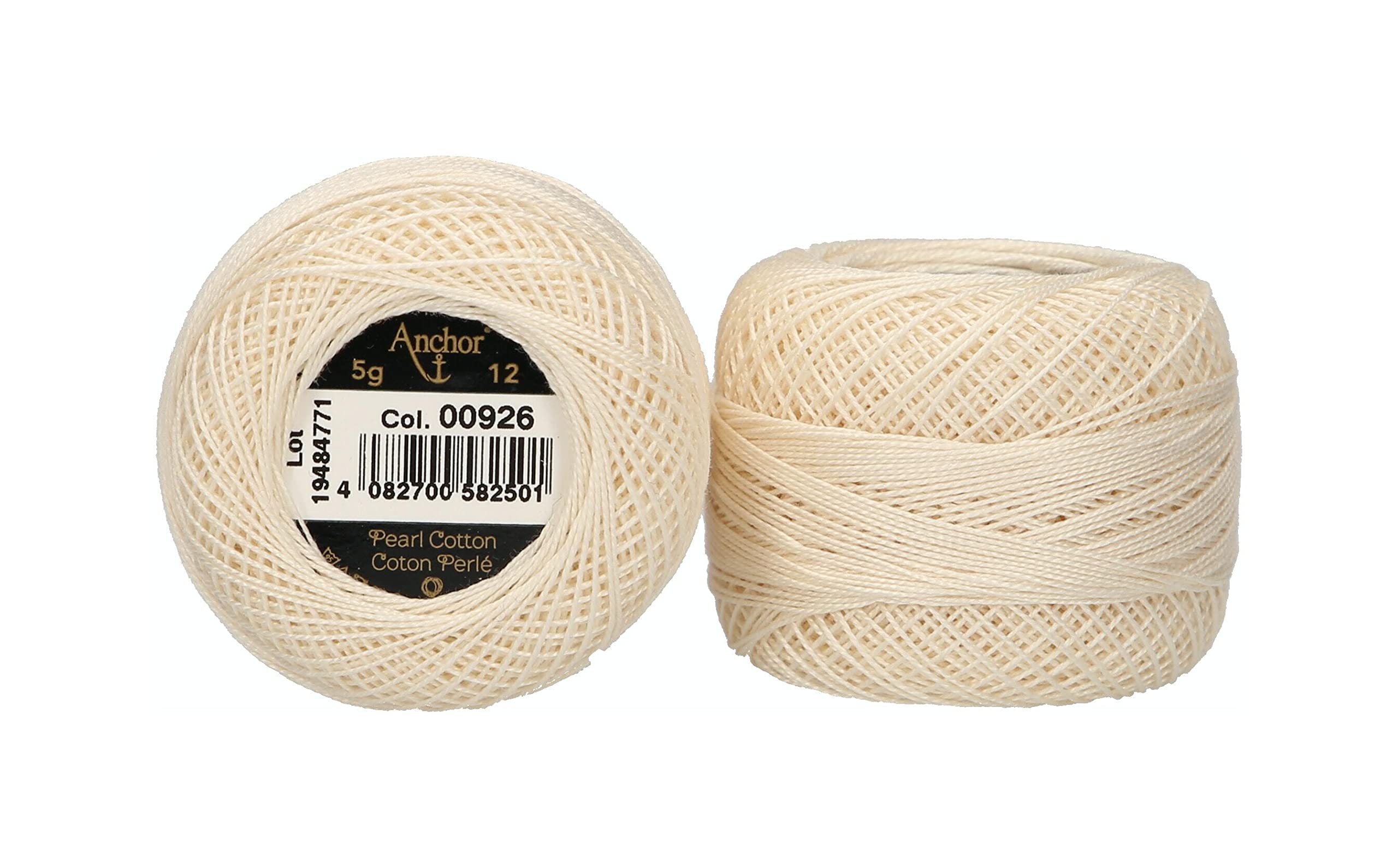 ANCHOR Pearl Yarn, Thickness: 12, Packaging: 5G, Running Length: 56M ...