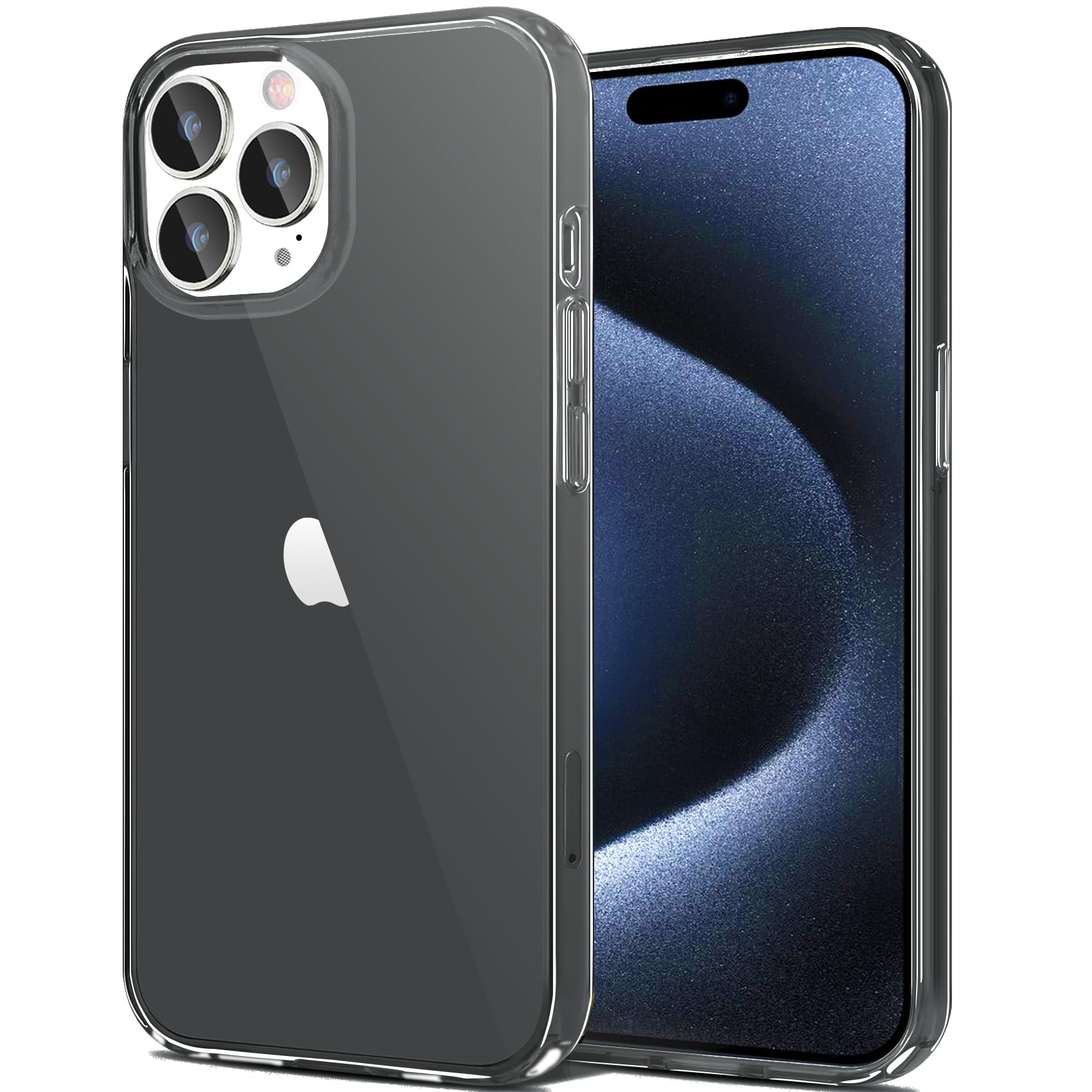 Amazon.com: JJGoo Compatible with iPhone 16 Pro Case Clear, Soft Transparent TPU Cover, Slim ...