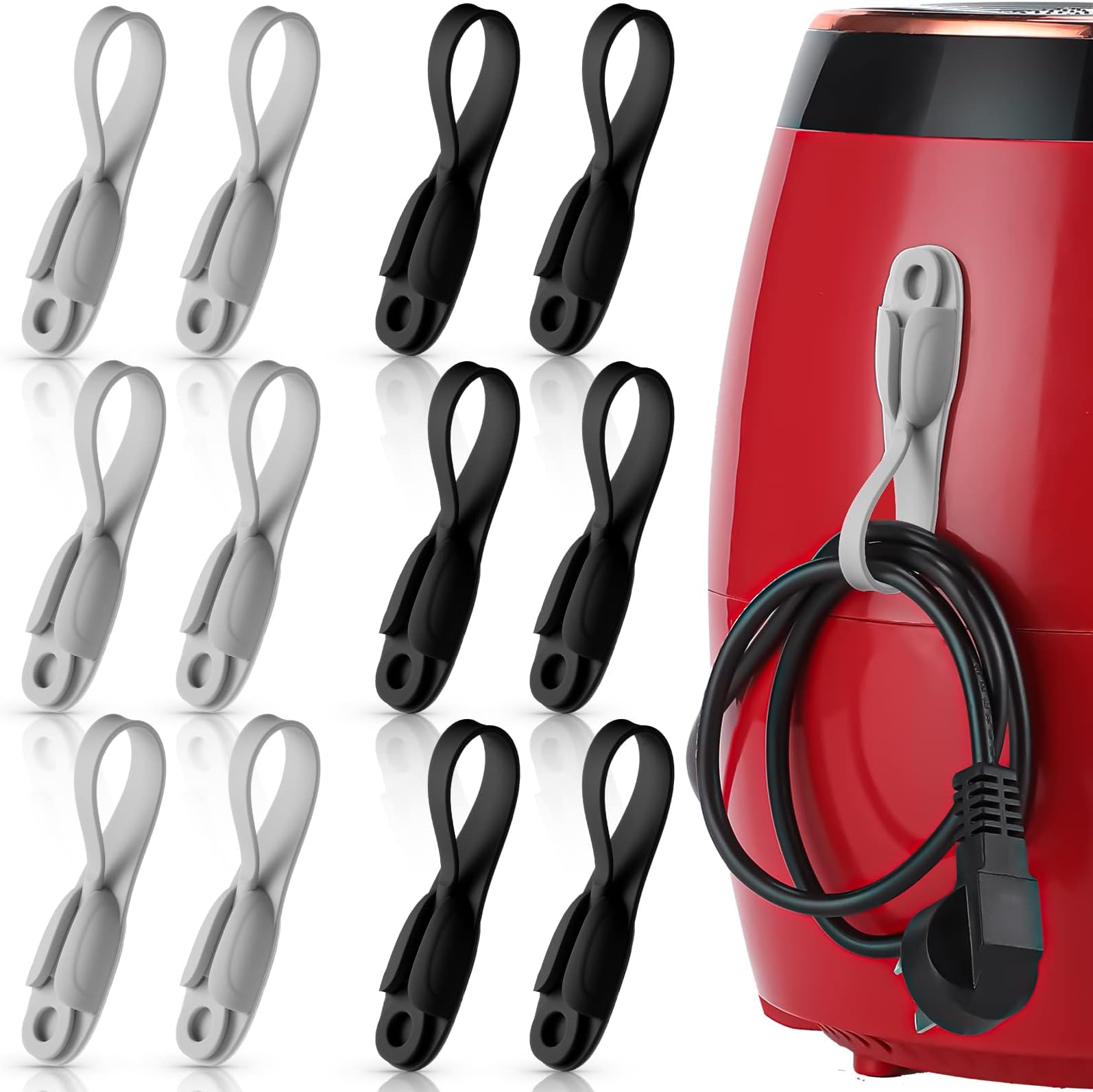 Amazon.com: 12 Pcs Cord Bundlers Cord Organizer for Appliances, Self ...