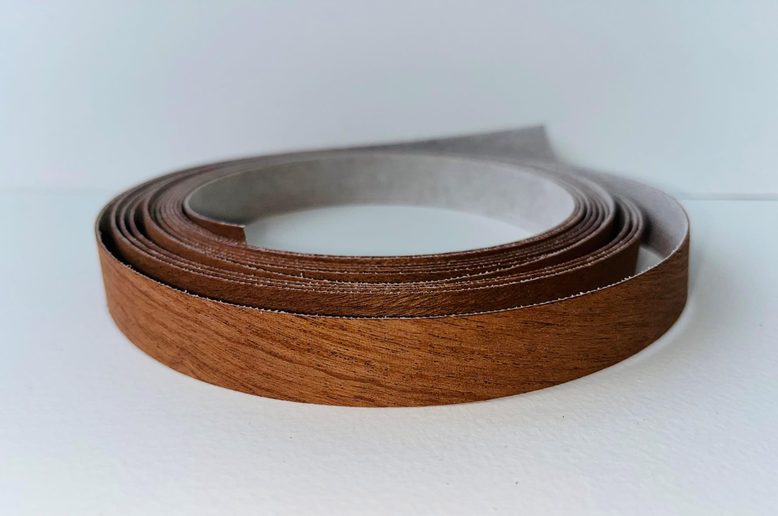 Pre Glued Iron on Melamine Walnut Edging Tape 22mm Wide (5 metres ...