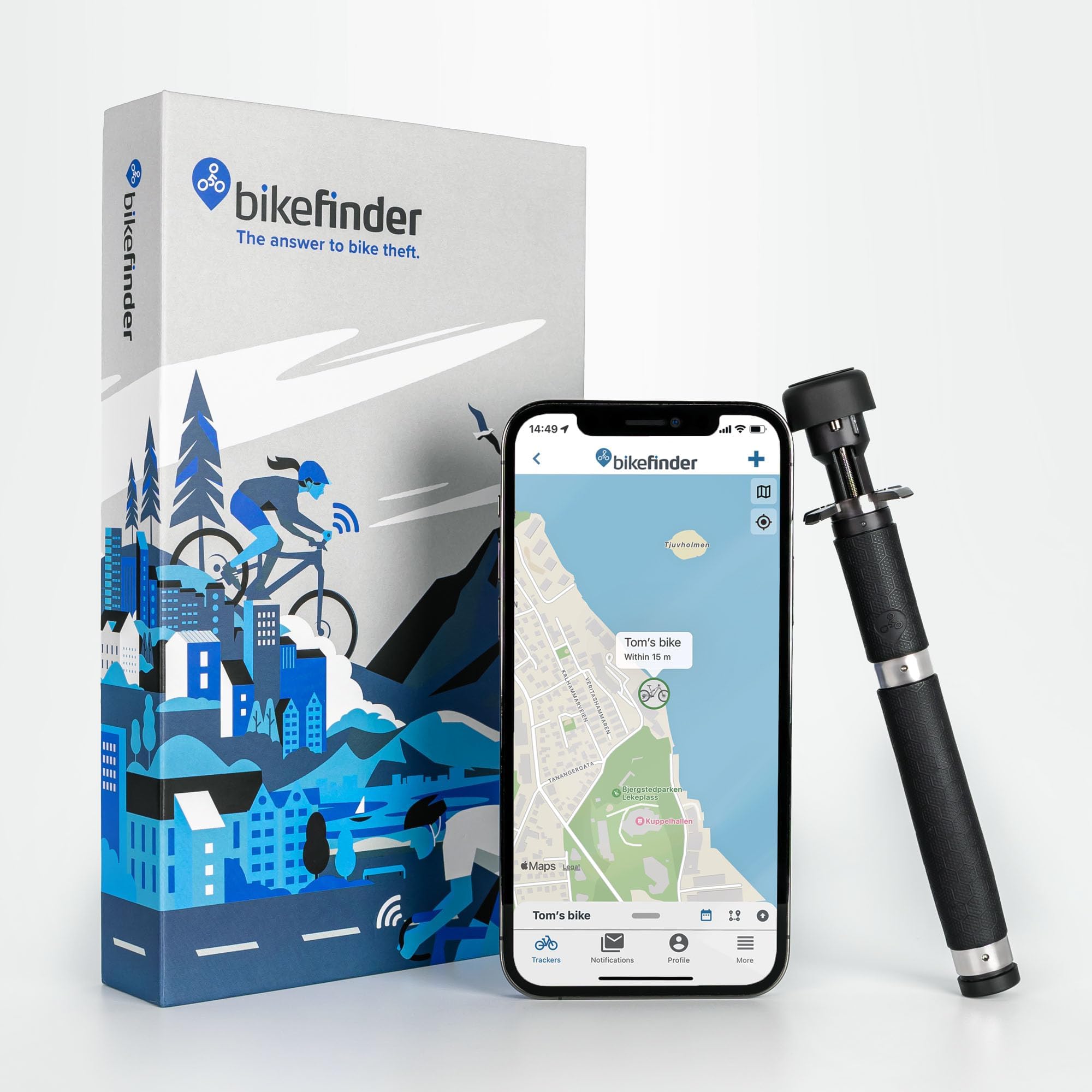 Amazon.com: BikeFinder Gen2 - Anti-Theft Bike Tracker with Wi-Fi, GPS ...