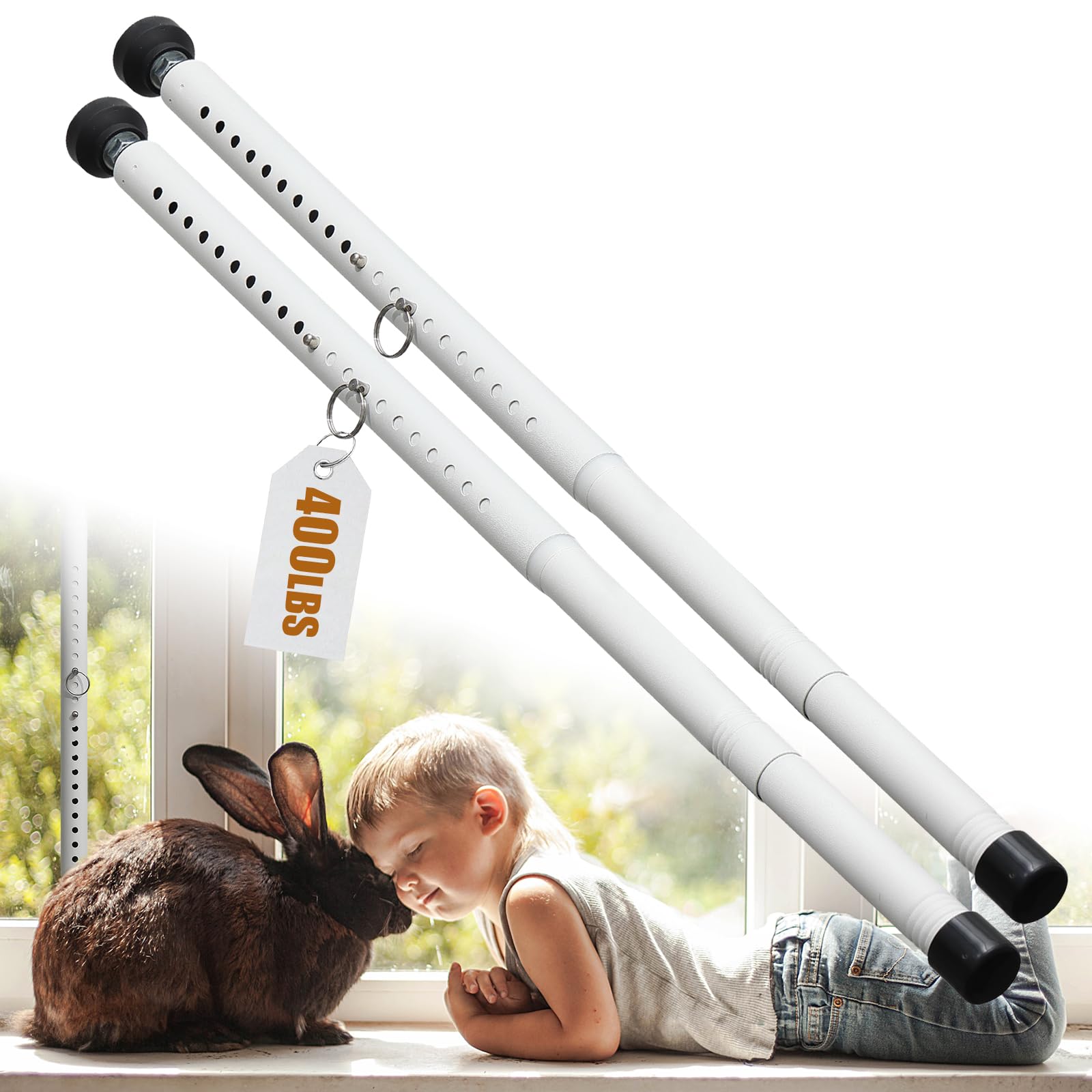 Amazon.com: Sliding Door Window Security Bars - 1.18" Dia Extra Strong ...