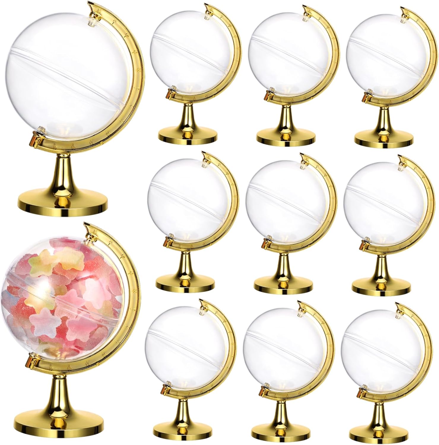 Amazon.com: NUOBESTY Mini Globe Candy Case Funny Candy Box Packing ...