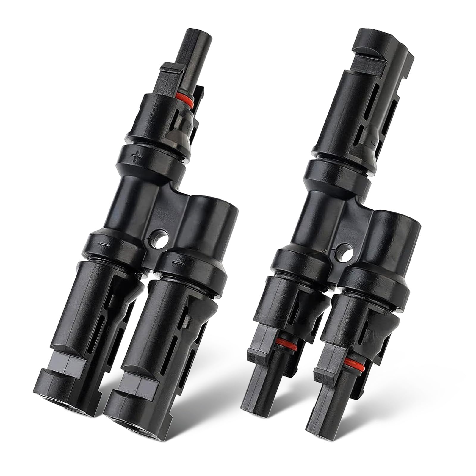 Amazon.com: Pjerjzn Solar Panel Connector 2 to 1 Solar Y Branch Solar ...