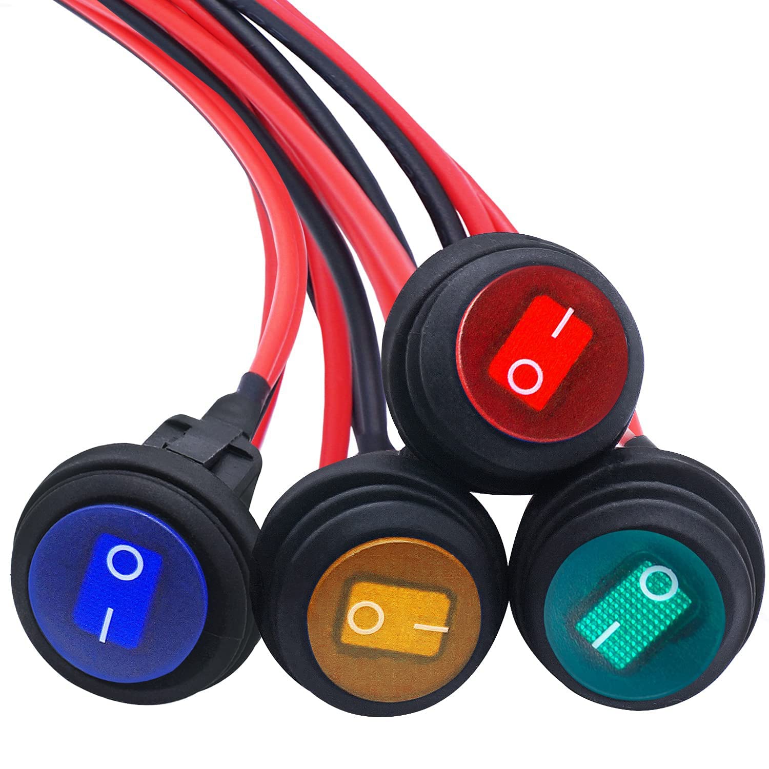 Kill Switch Guitar 3-Pack Waterproof Rocker Switches With Light - ON ...
