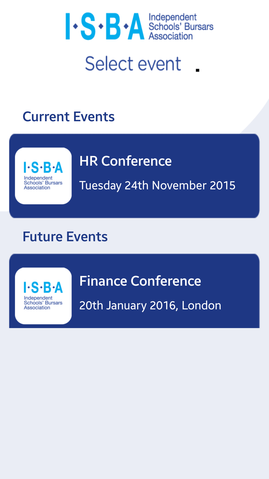 ISBA Events - App on the Amazon Appstore