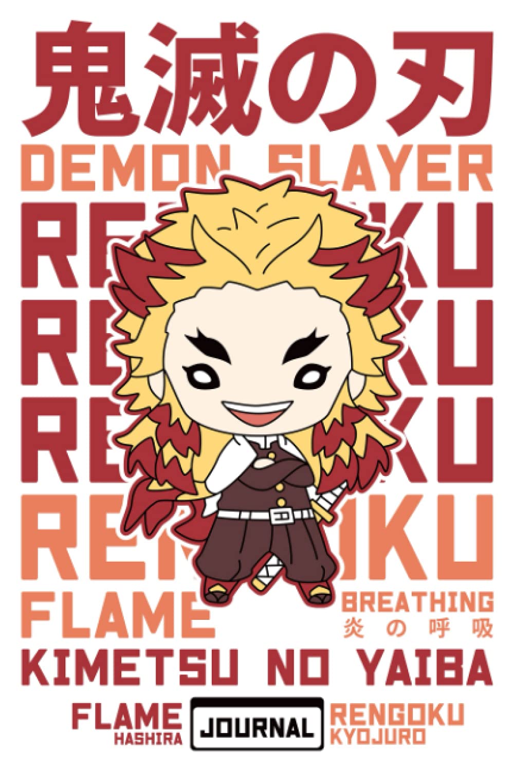 Buy Kyojuro Rengoku Chibi - Demon Slayer Journal: 6x9 Demon Slayer ...