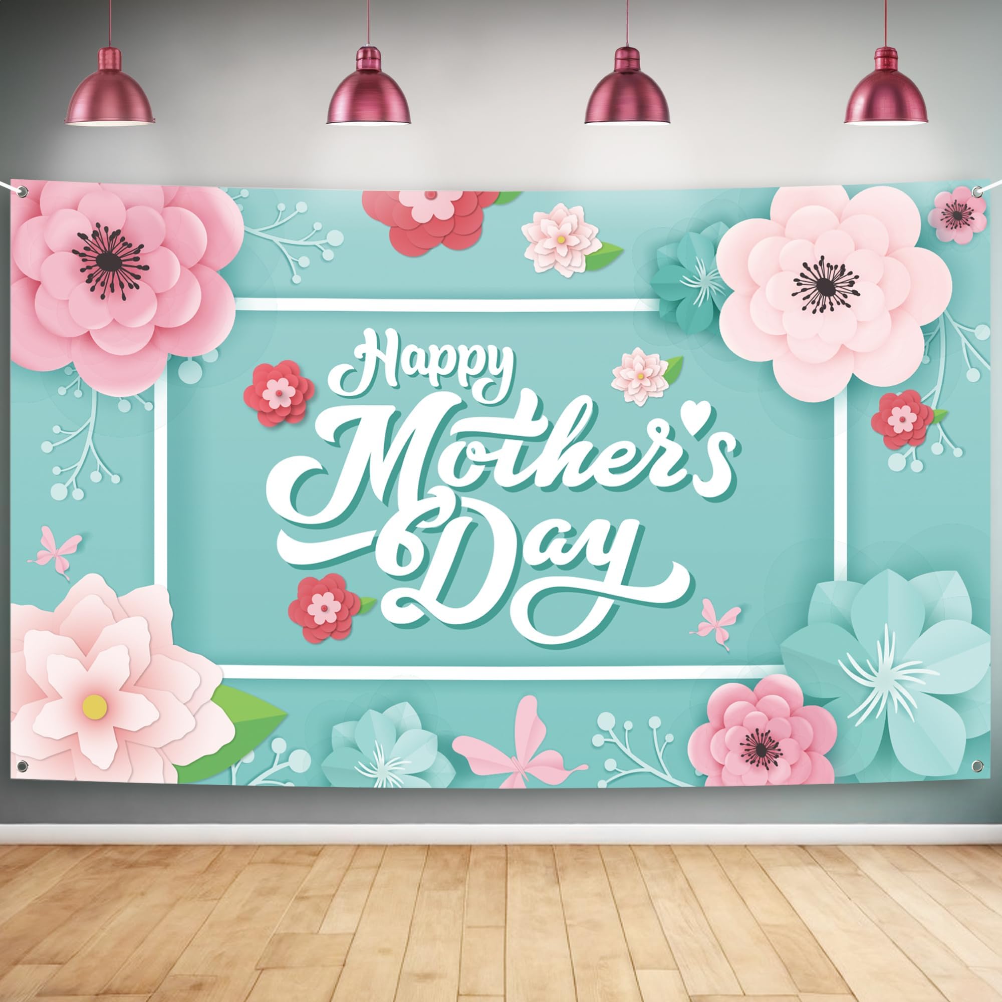 Amazon.com : KatchOn, Happy Mothers Day Banner - XtraLarge, 72x44 Inch ...