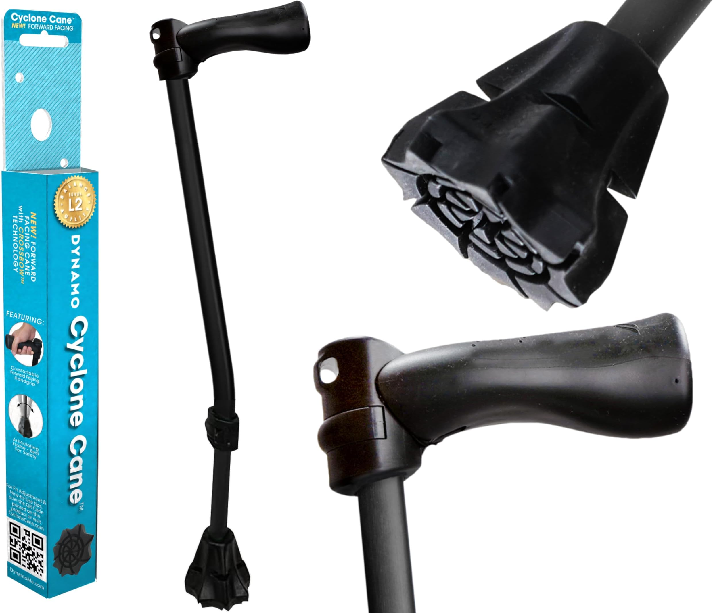 Amazon.com: Dynamo Cyclone Cane Maximum Grip for Every Step. Designed ...