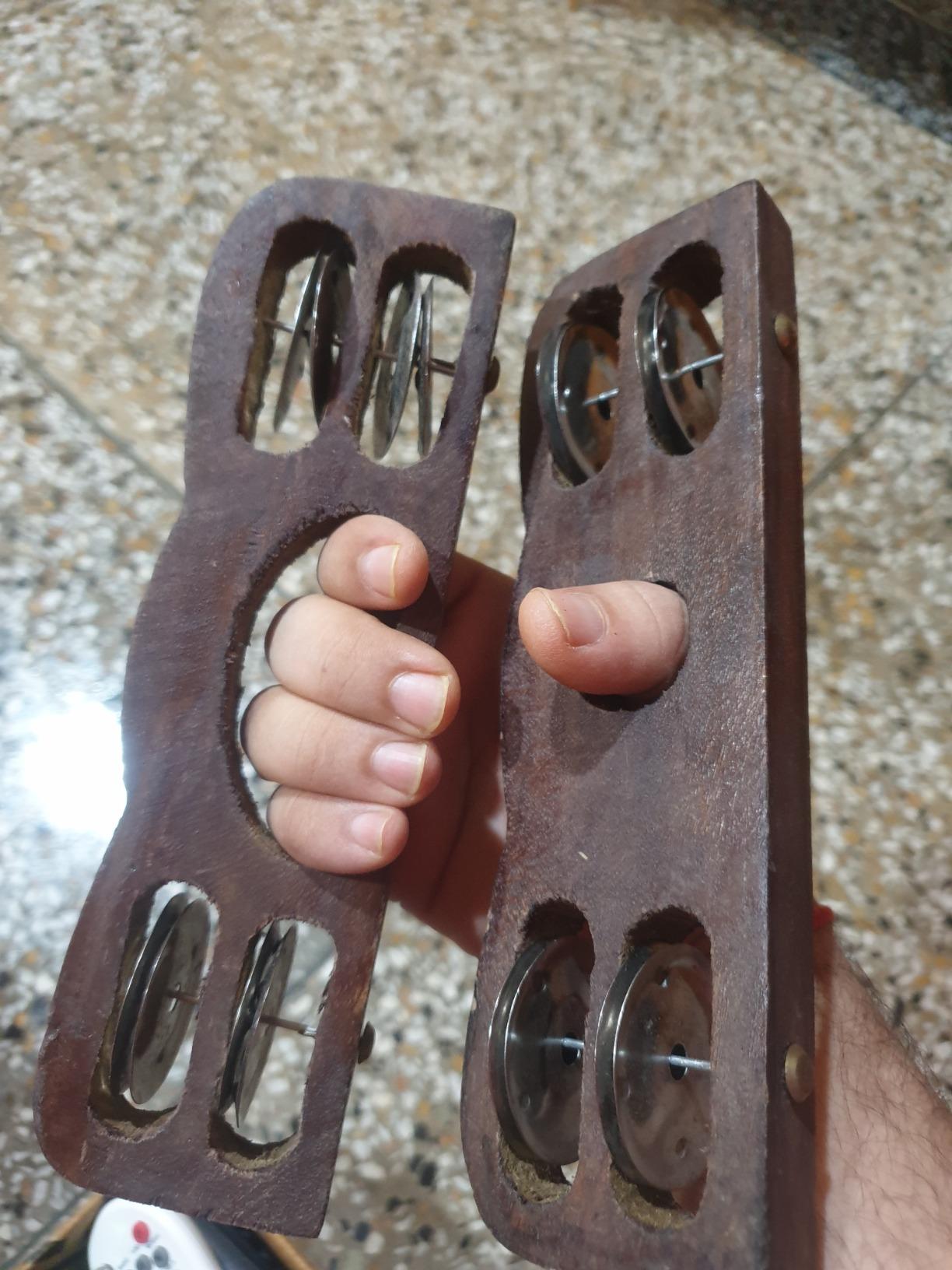 Shrinivasa Enterprises Kartal Pair Indian Musical Percussion Instrument ...