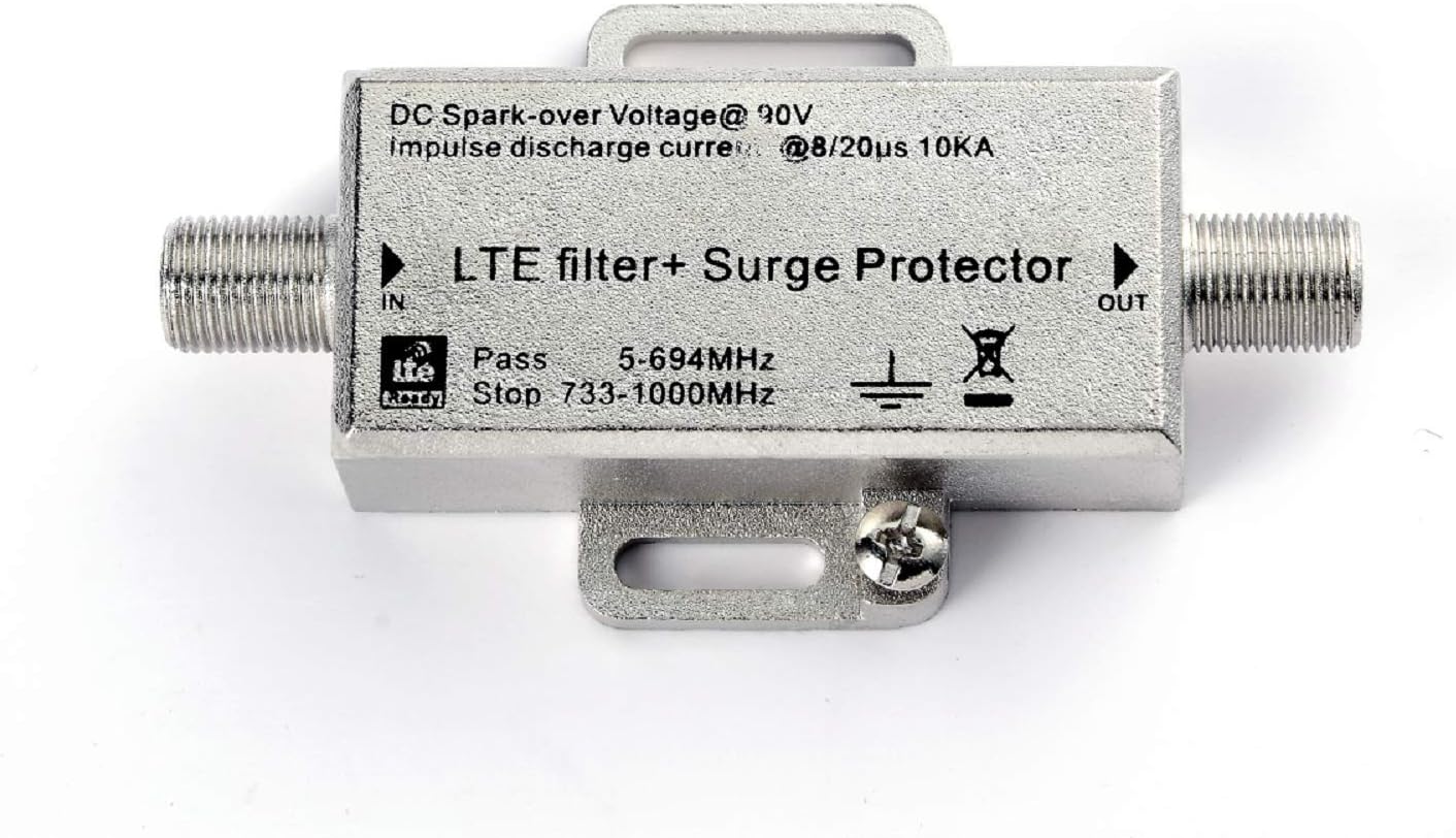 Amazon.com: McDuory TV Antenna Lightning Surge Protector Coaxial ...