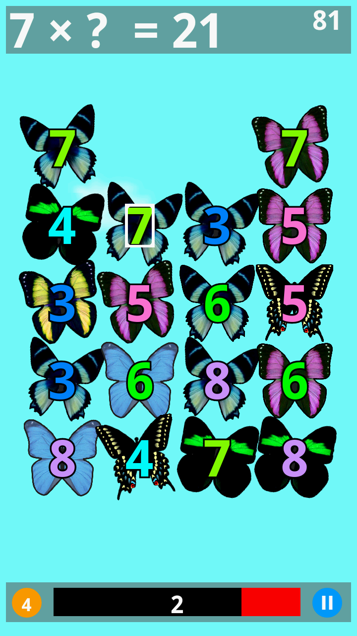 Butterfly Math - App on Amazon Appstore