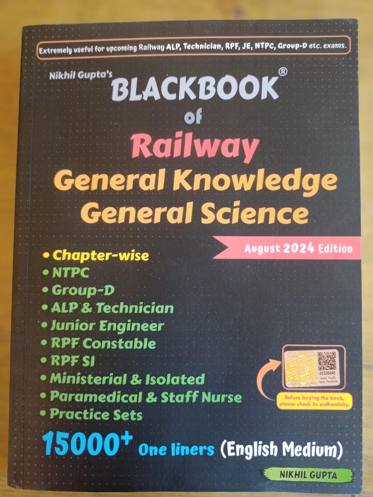 Buy Blackbook of Railway General Knowledge General Science August 2024 ...