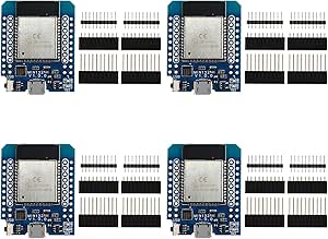 Amazon.com: DIANN 4pcs ESP32 D1 Mini NodeMCU ESP32 WLAN WiFi Bluetooth ...