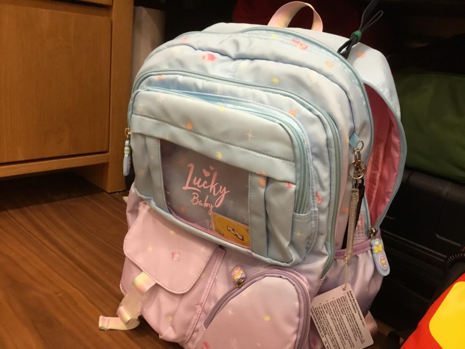 Amazon.com | MUSEVOS Girls Backpack Kids Backpack, Sweet Gradient Color ...