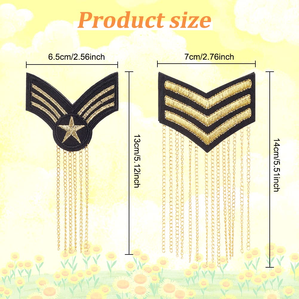 Epaulet Extra Long Leather Epaulet Chains #AE16024CRK – Jamin