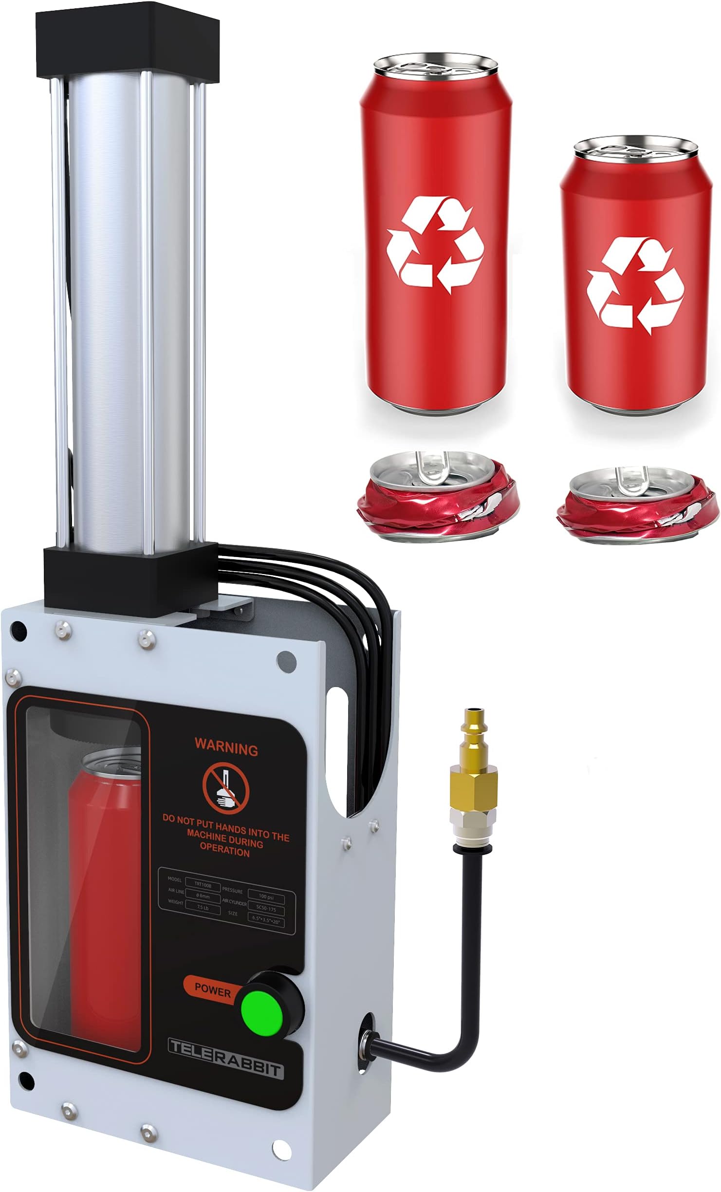 Amazon.com: Full Automatic Can Crusher Inductive Can Crusher Heavy Duty ...