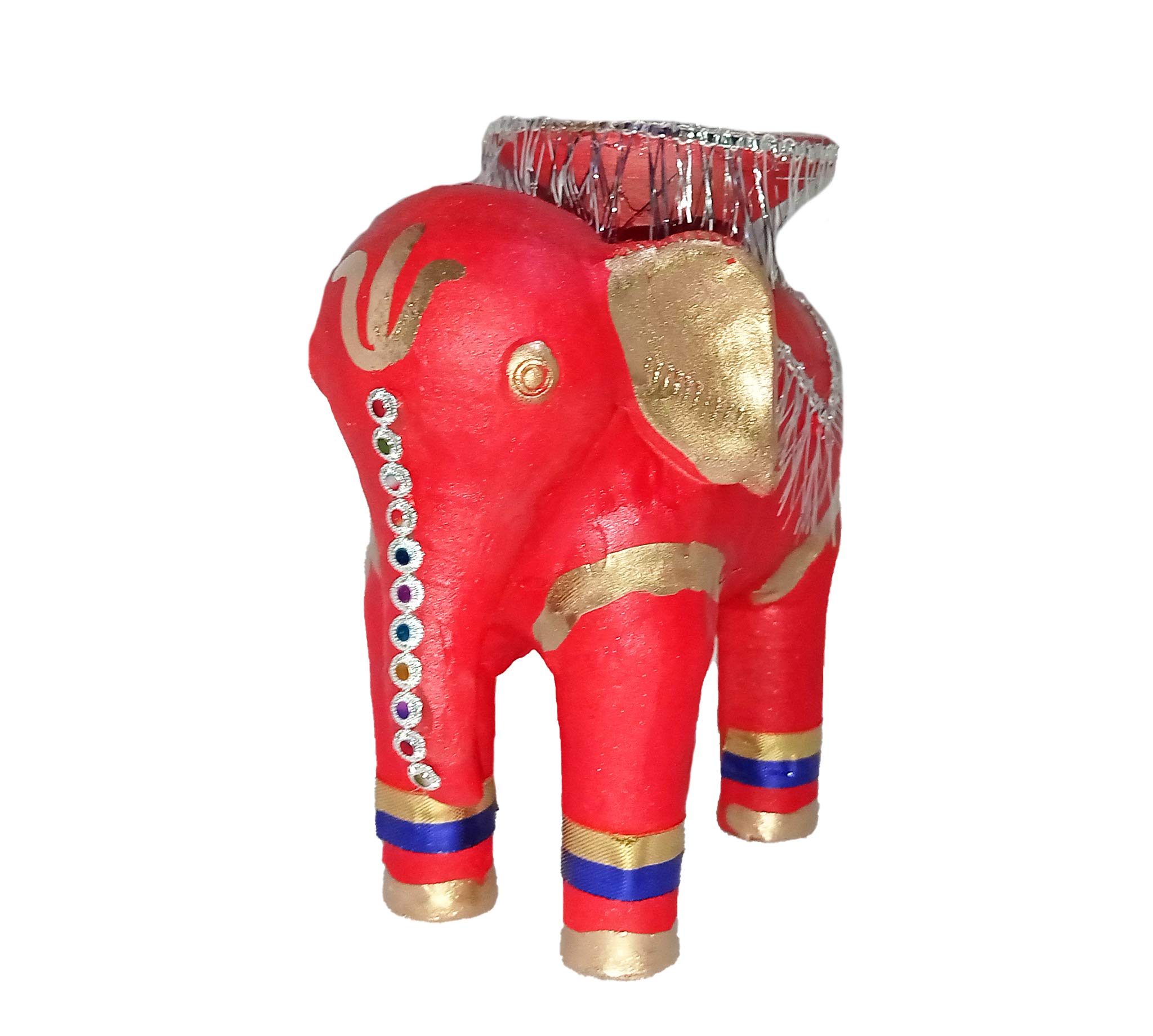 Buy Prajapati Studio Pottery Terracotta Elephant/Hathi for Chhath Puja ...