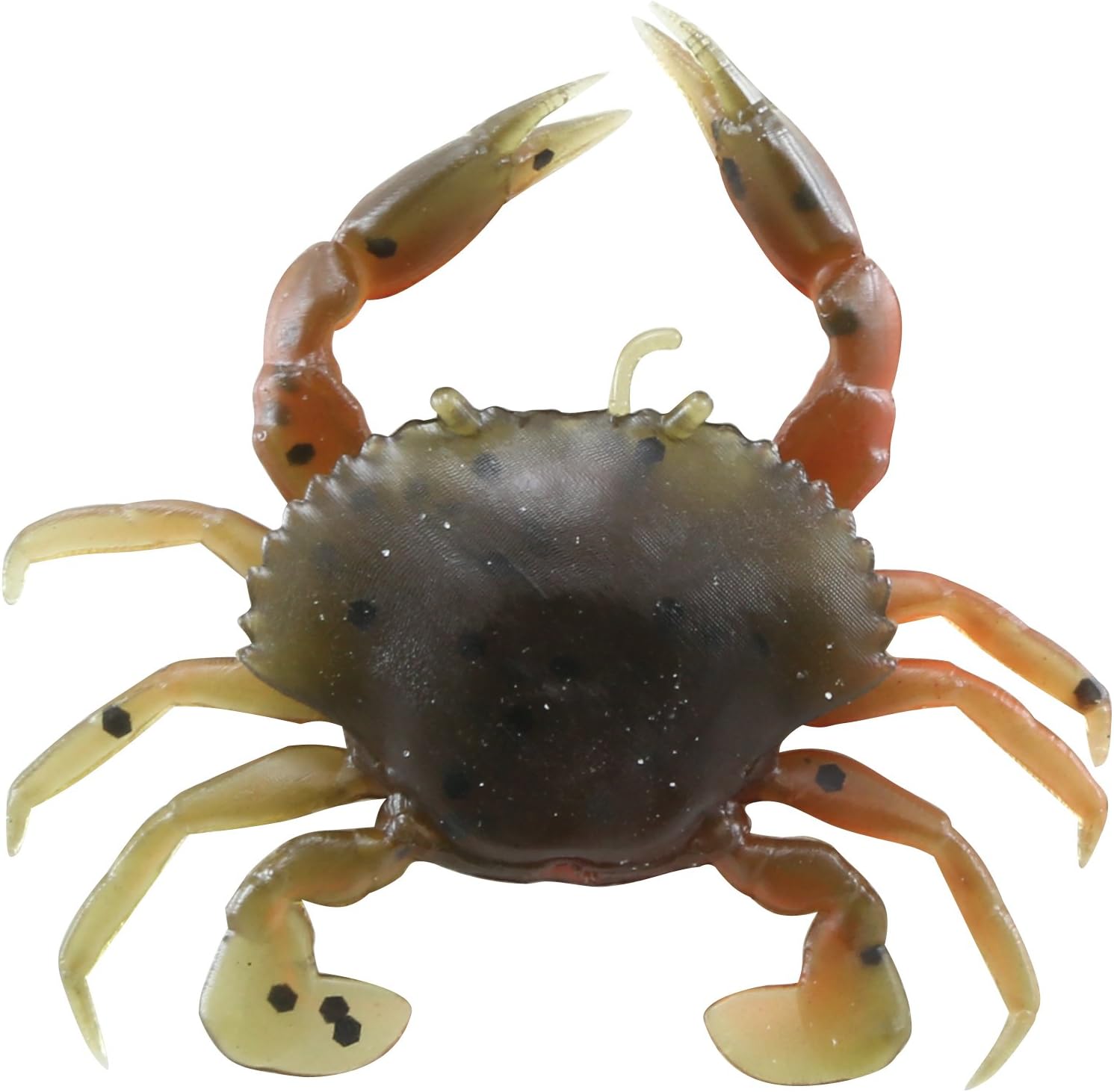 Amazon.com: Savage Gear 3" PVC 3D Crab Sinking Lure, Amber Glow ...