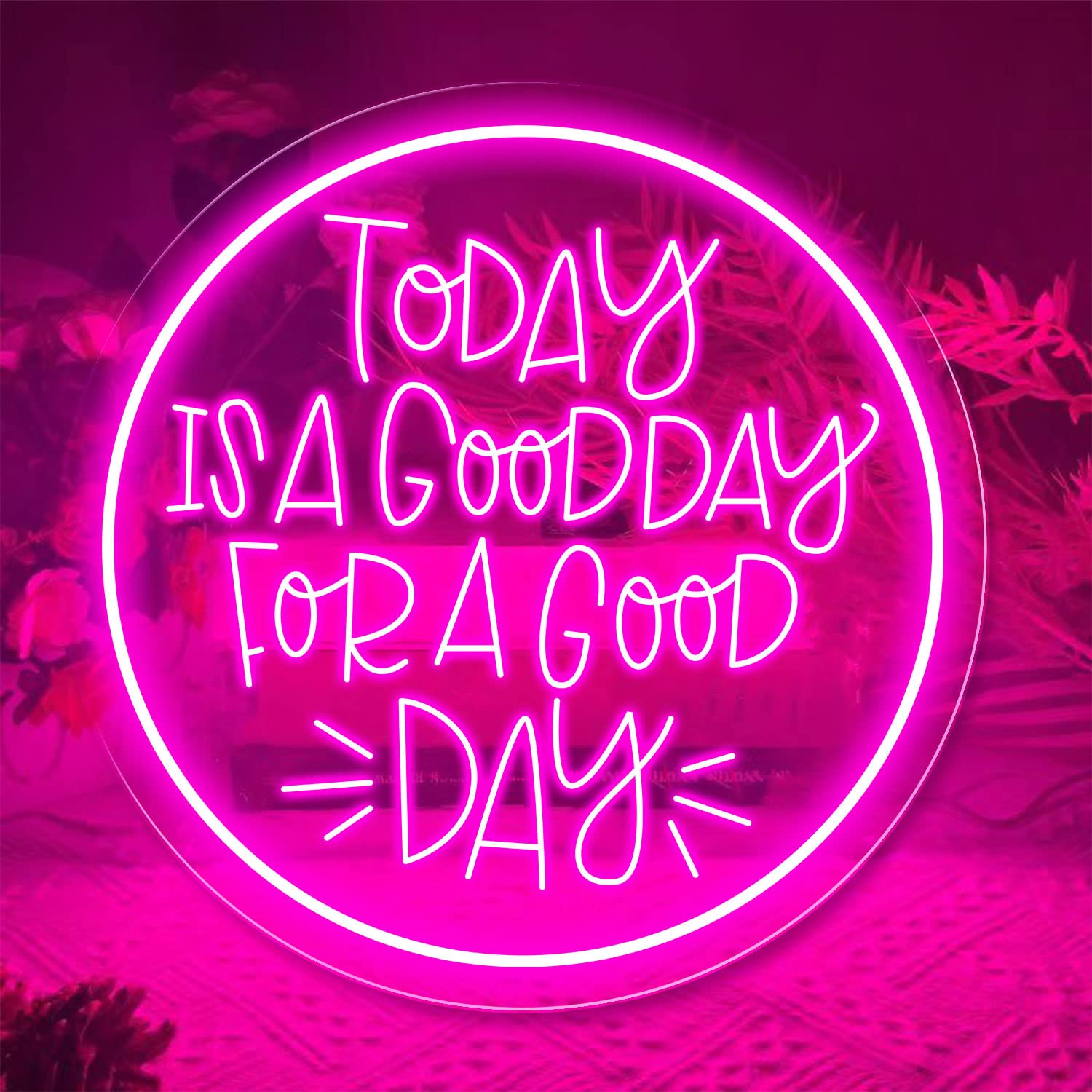 Amazon.com : Neon Signs Today Is A Good Day for A Good Day LED Dimmable ...